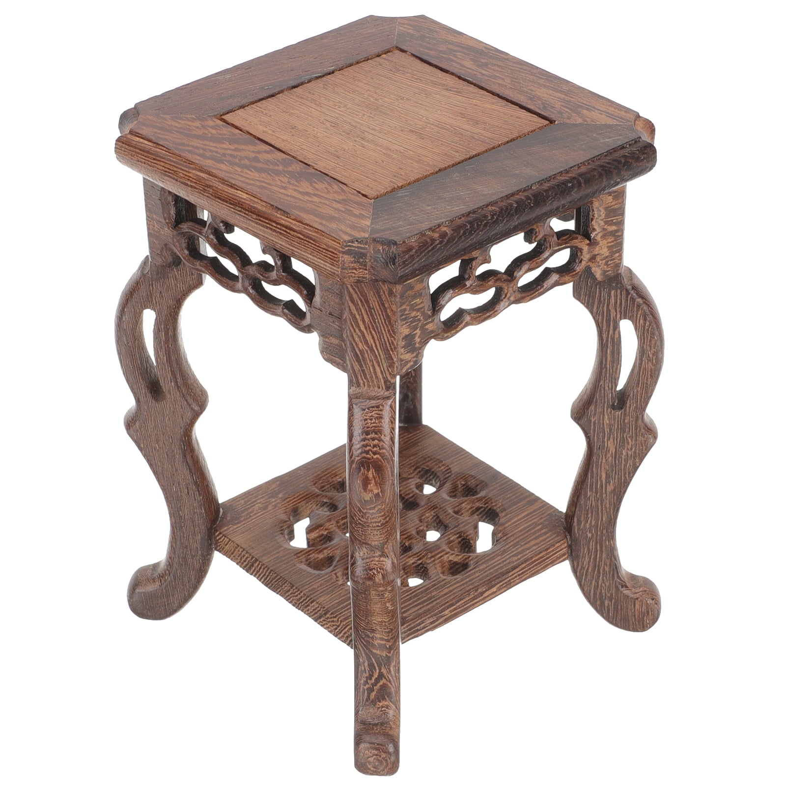Vase Stand Chinese Wooden Display Base Plant Holder - Walmart.com