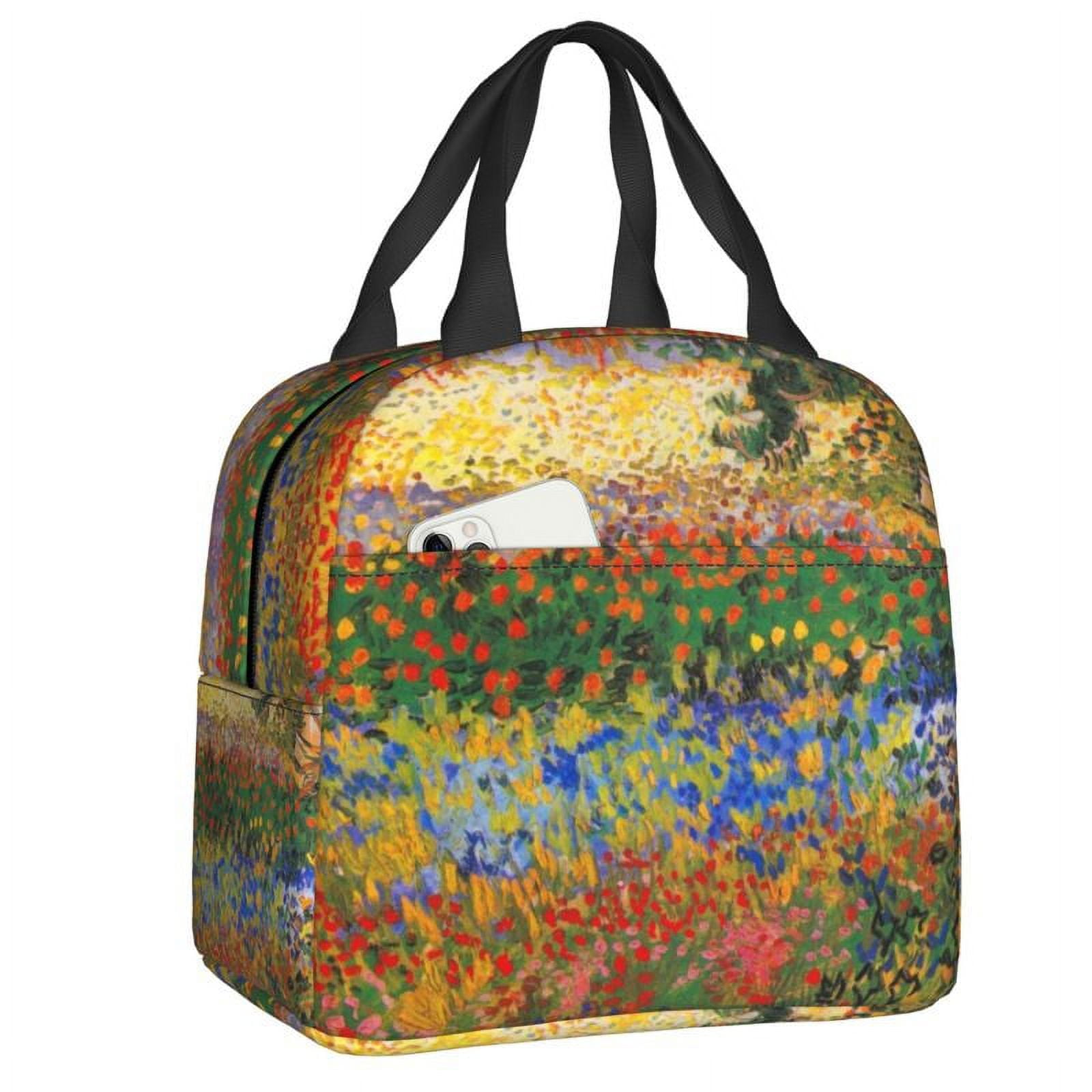 Vase With Twelve Sunflowers Lunch Box Women Leakproof Vincent Painting Thermal Cooler Food ...