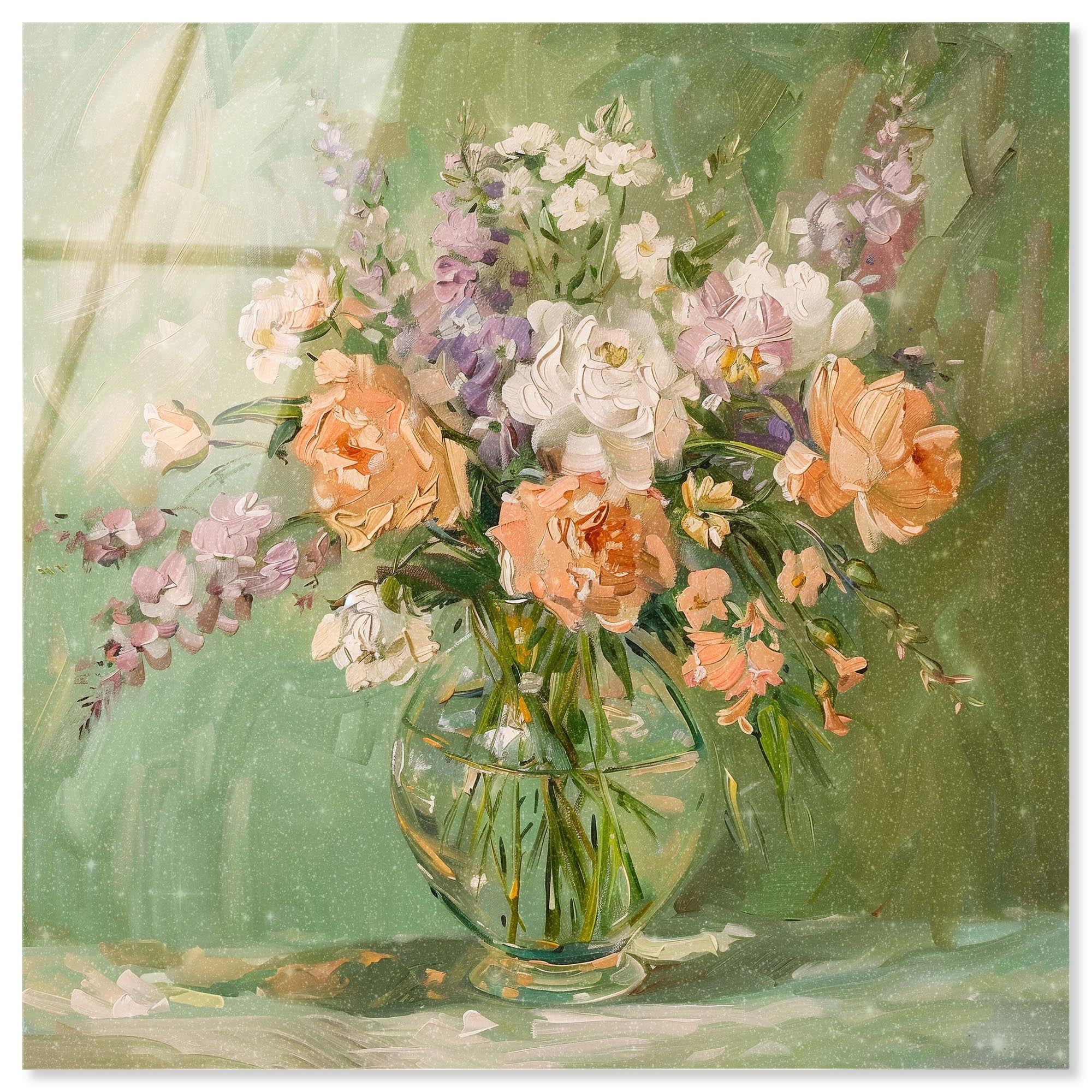 Vase and Greenery Acrylic Trendy Cowboy Decor by Art Remedy, Ready to Hang, 40 x 40 - Walmart.com