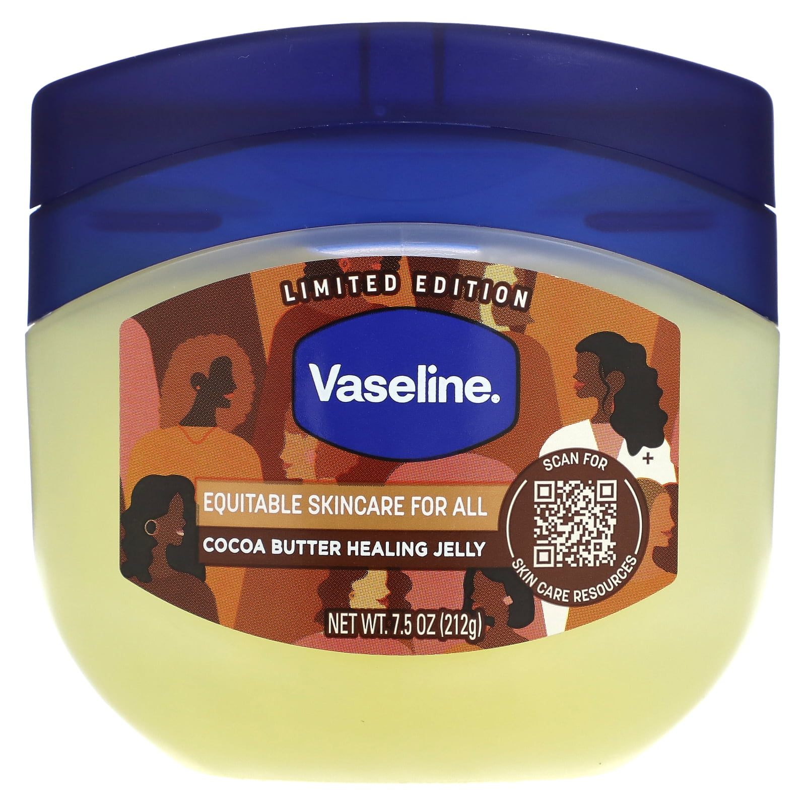 Vaseline Cocoa Butter Healing Jelly, 7.5 oz, Intense Moisturization for ...