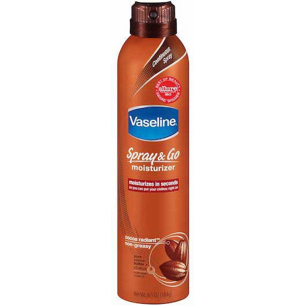 Vaseline Cocoa Radiant Spray and Go Moisturizer, 6.5 Ounce -- 6 per ...