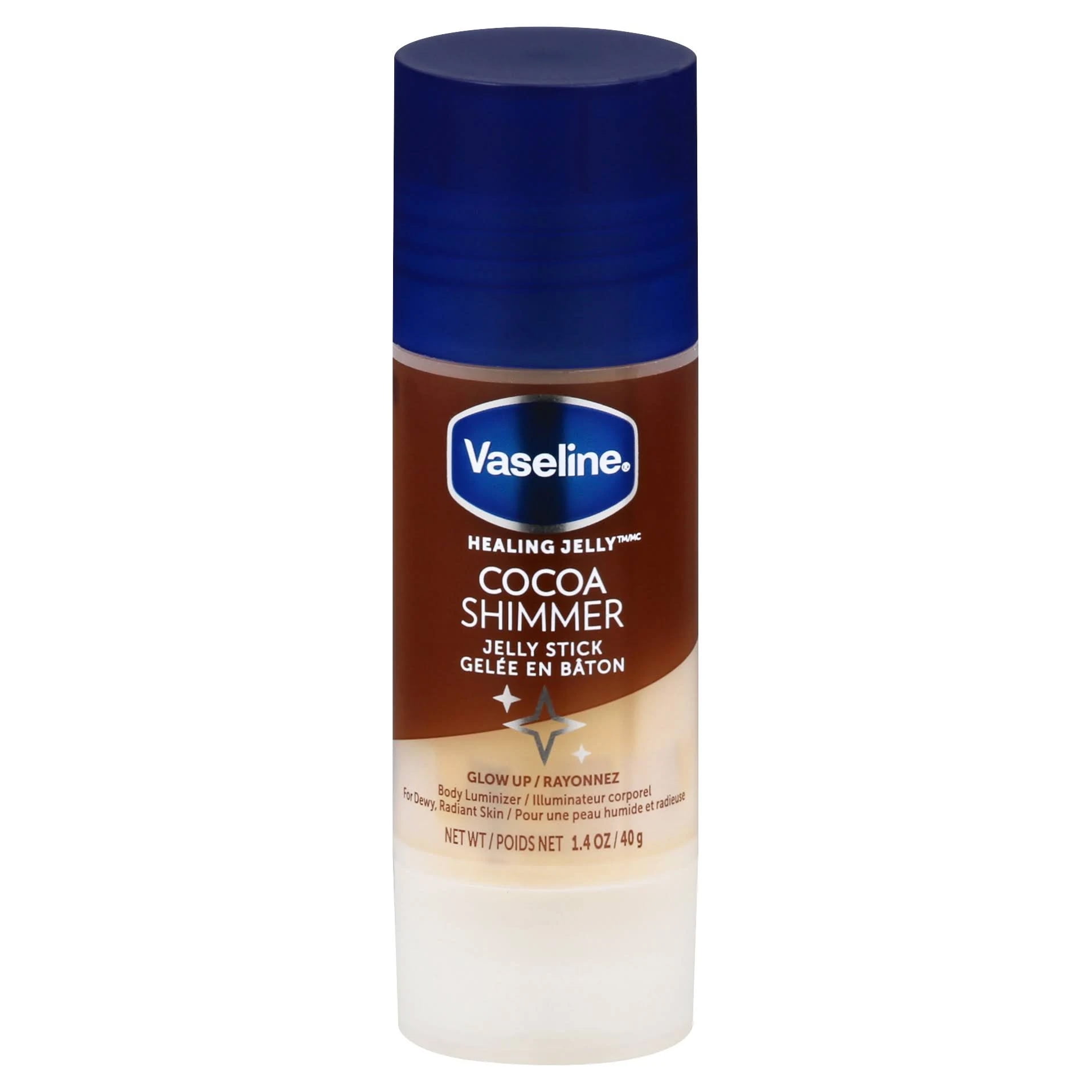 Vaseline Healing Jelly Stick, Cocoa Shimmer, 1.4 Oz, Pack of 3 ...