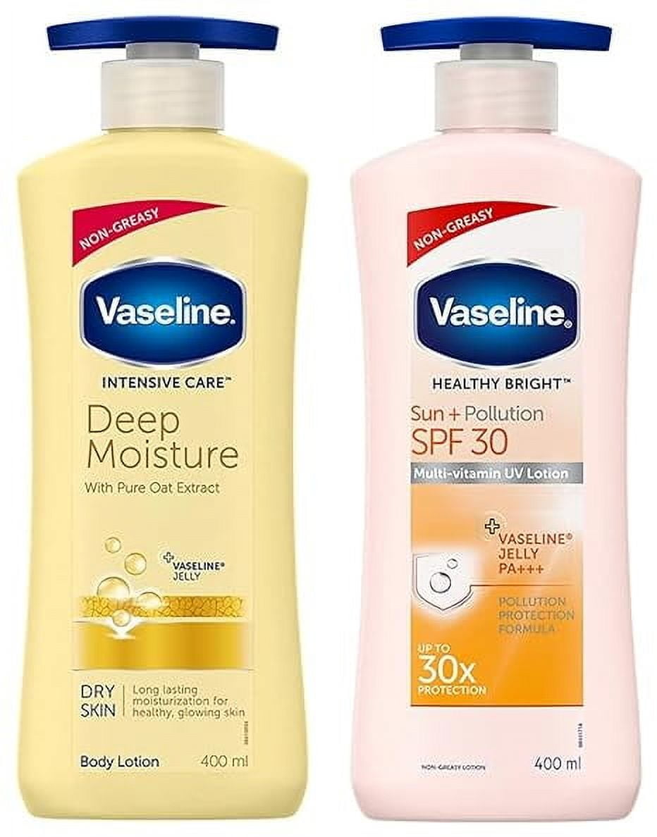 Vaseline Healthy Bright Sun Protection Body Lotion SPF 30 400 ml, Daily ...