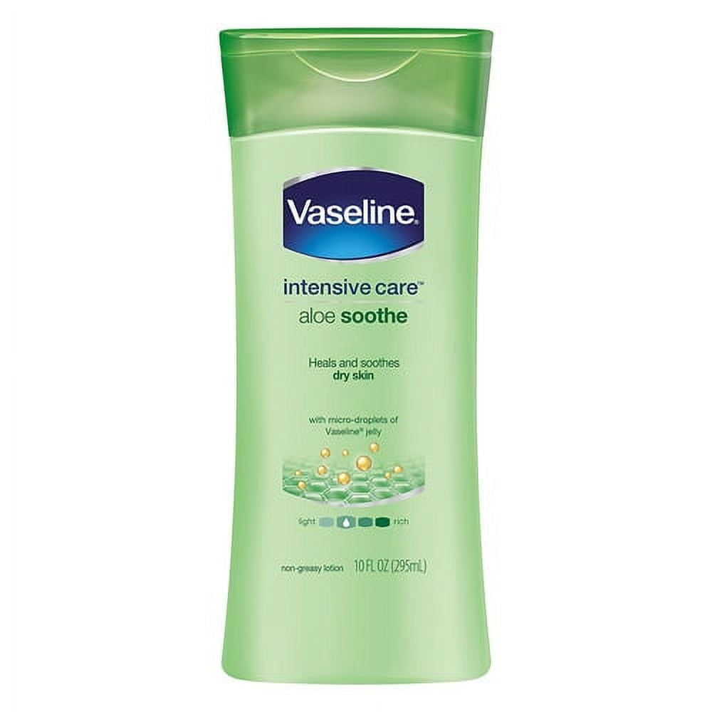 Vaseline Intensive Care Aloe Soothe Body Lotion - Hydrating, Calming ...