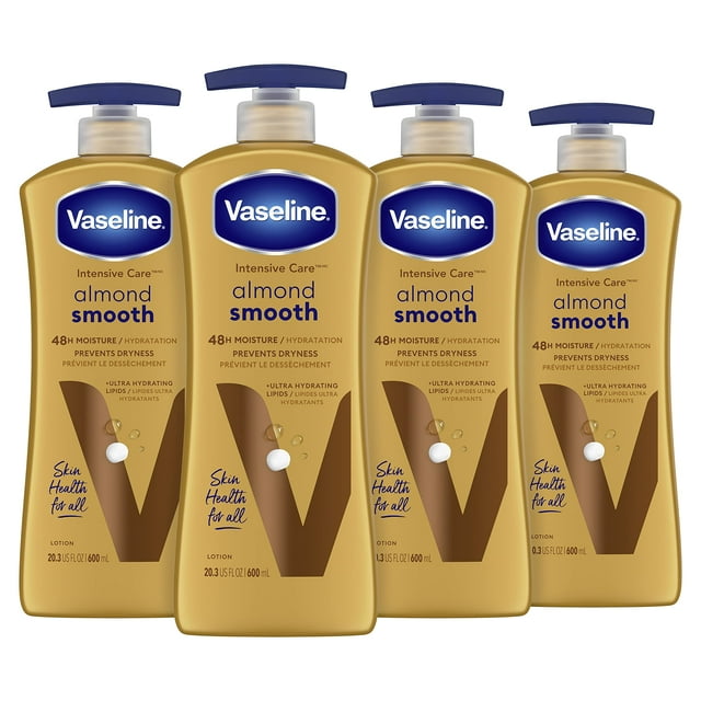 Vaseline Intensive Care Body Lotion For Dry Skin Almond Smooth Lotion