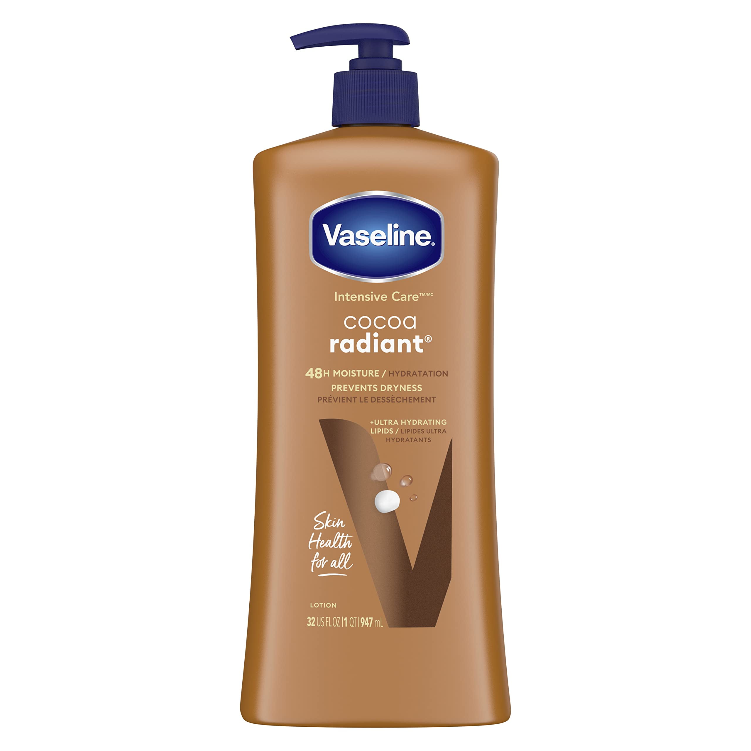 Vaseline Intensive Care Body Lotion For Dry Skin Cocoa Radiant Lotion Made With Ultra-Hydrating ...