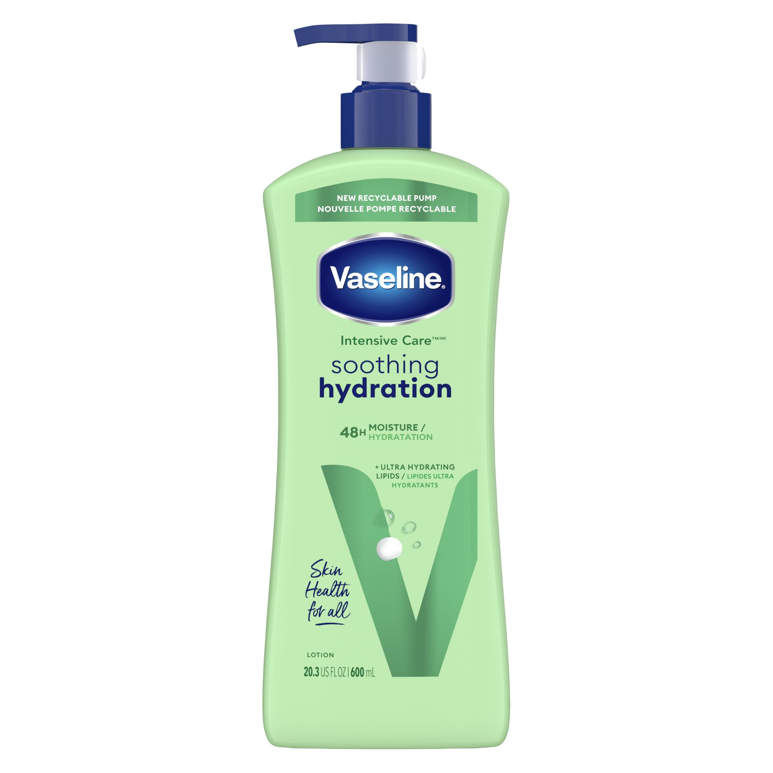 Vaseline Intensive Care Body Lotion Soothing Hydration For Dry Skin ...