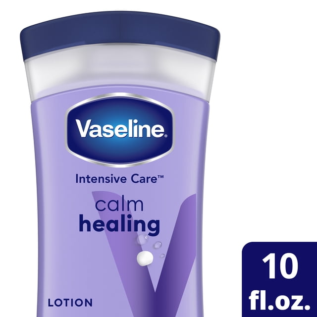 Vaseline Intensive Care Calm Healing Lotion - Lavender Extract for Dry ...