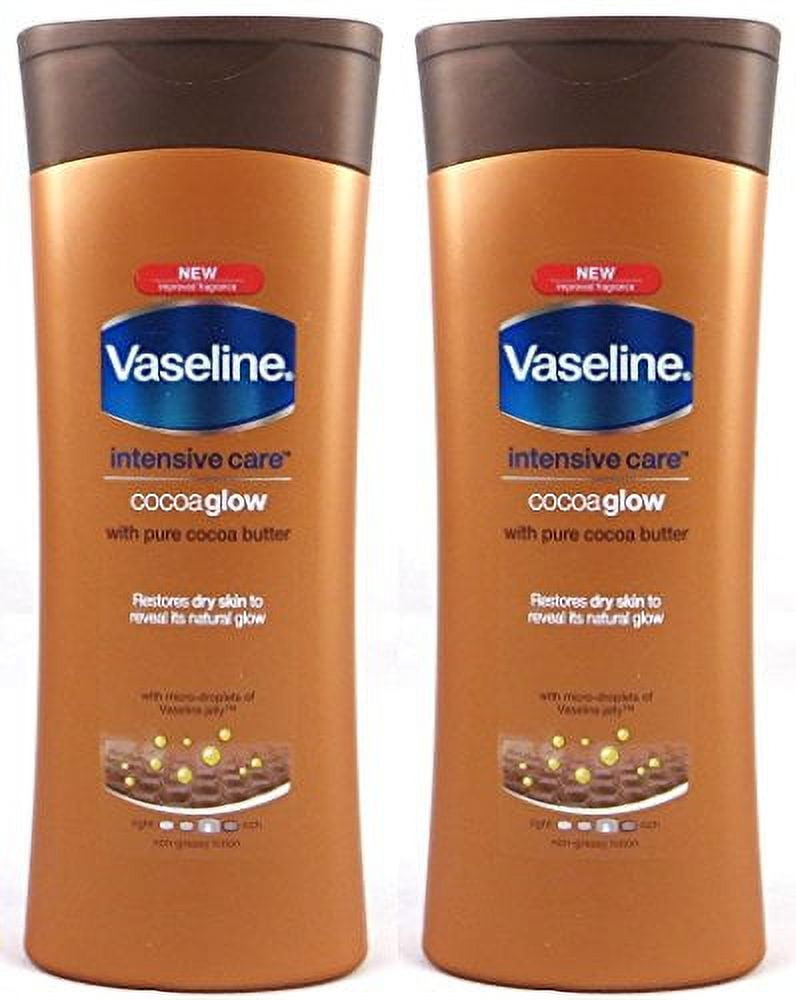 Vaseline Intensive Care Cocoa Glow Lotion with Cocoa Butter, 13.5 Oz ...