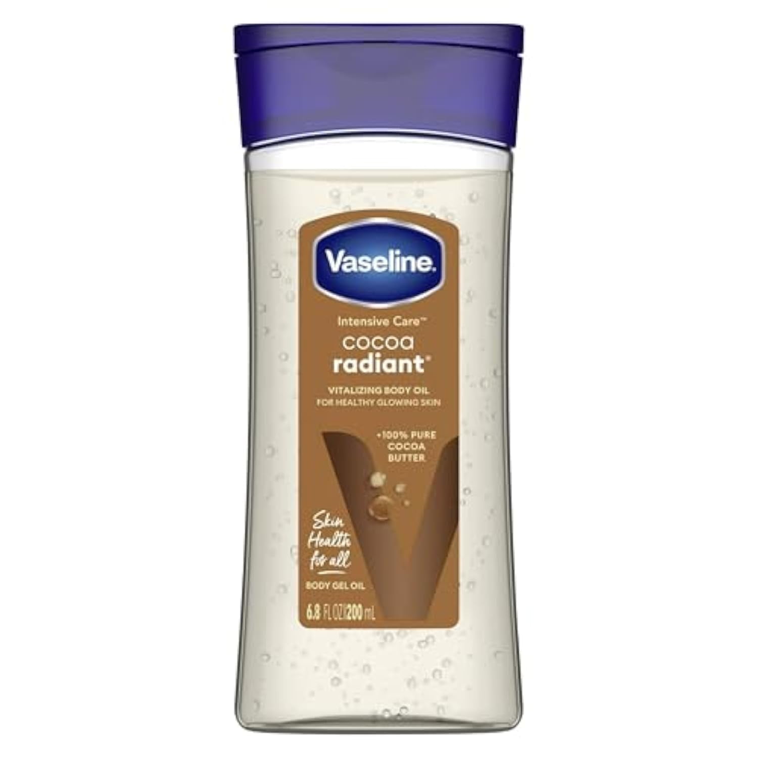 Vaseline Intensive Care Cocoa Radiant Body Gel Oil, 6.8 Ounce Packaging ...