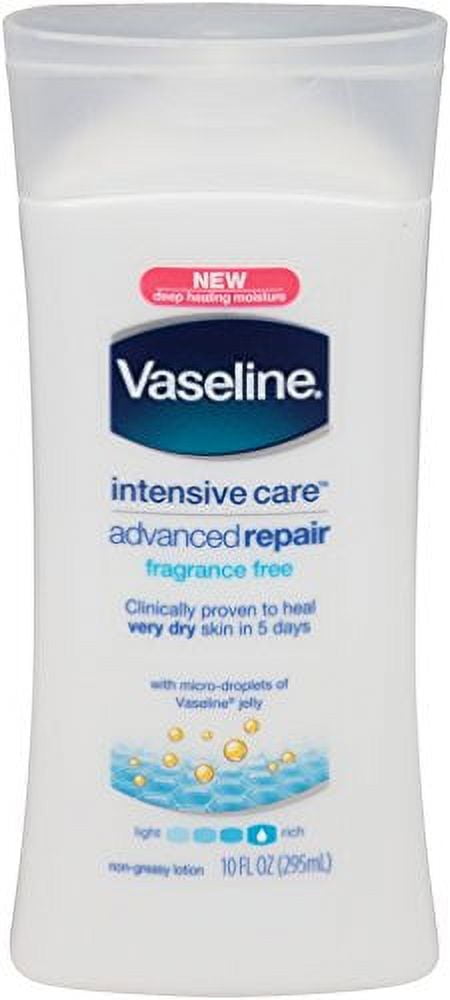 Vaseline Intensive Care Lotion, Advanced Repair Unscented (Pack of 2 ...
