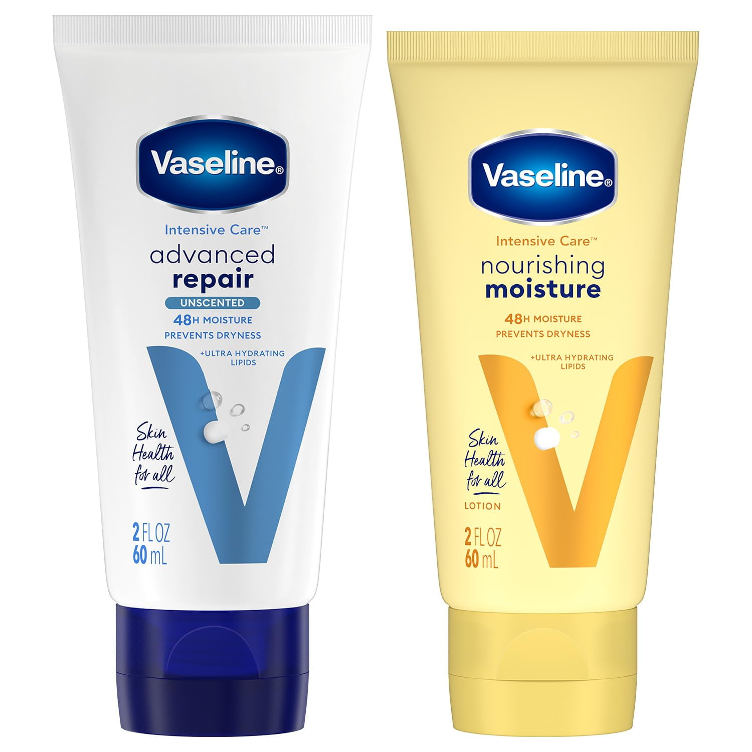 Vaseline Intensive Care Lotion TMA2 Bundle - Advanced Repair Unscented ...