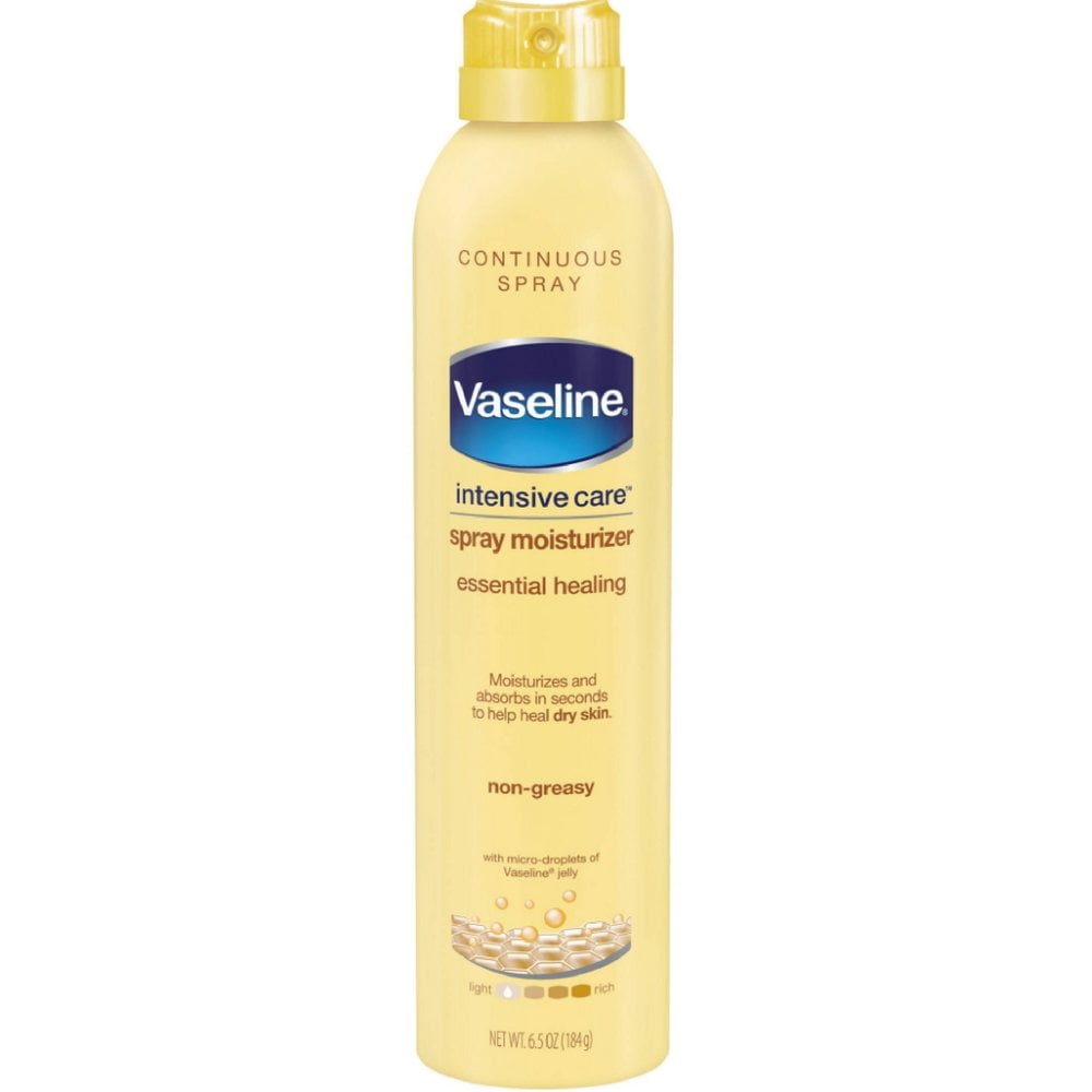 Vaseline Intensive Care Spray Moisturizer Essential Healing, 6.5 Ounce ...