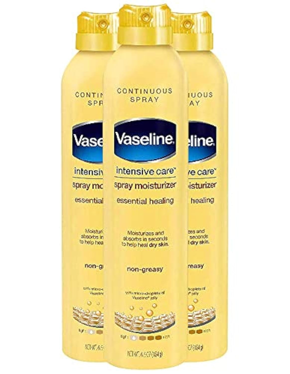 Vaseline Intensive Care Spray Moisturizer Essential Healing, 6.5 Ounce ...
