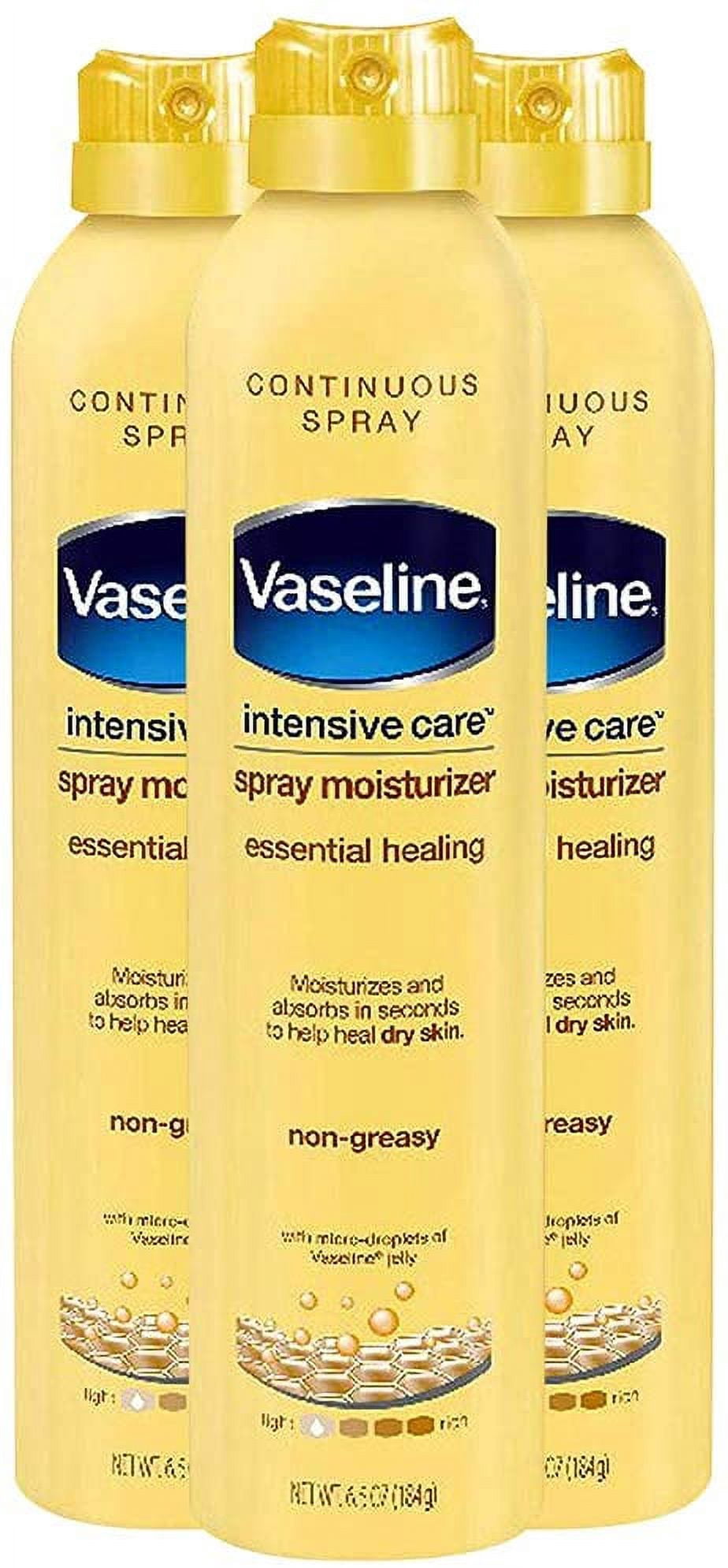 Vaseline Intensive Care Spray Moisturizer Essential Healing, 6.5 oz ...