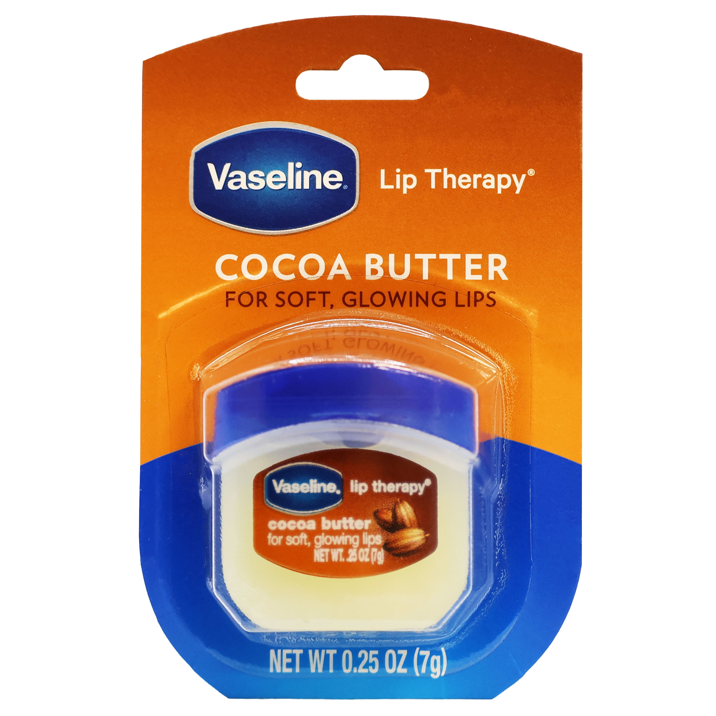 Vaseline Lip Therapy Mini Original Jelly Care with Cocoa Butter, 0.25 ...