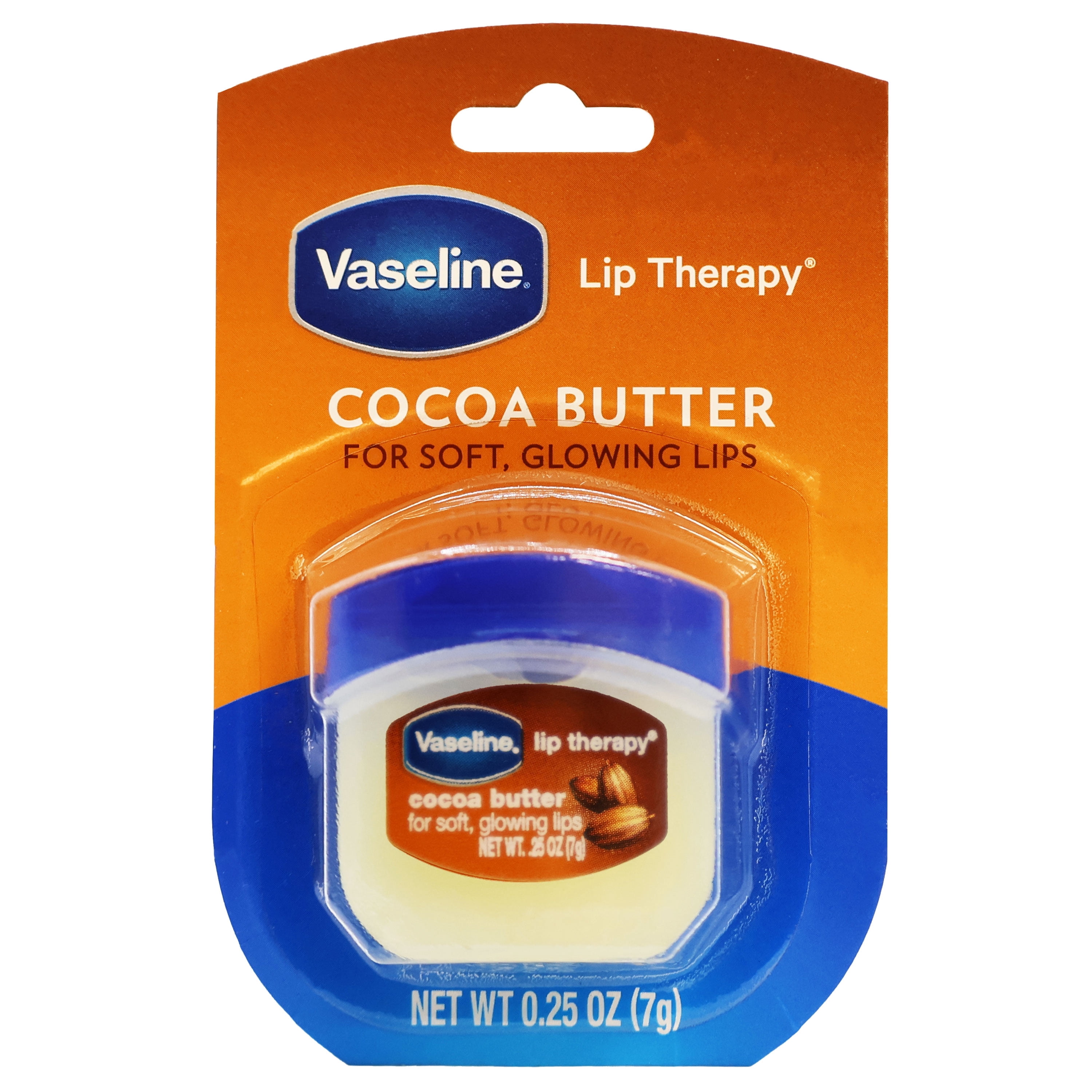 Vaseline Lip Therapy Cocoa Butter, 0.25 oz, Pack of 6, Soothes Dry Lips ...