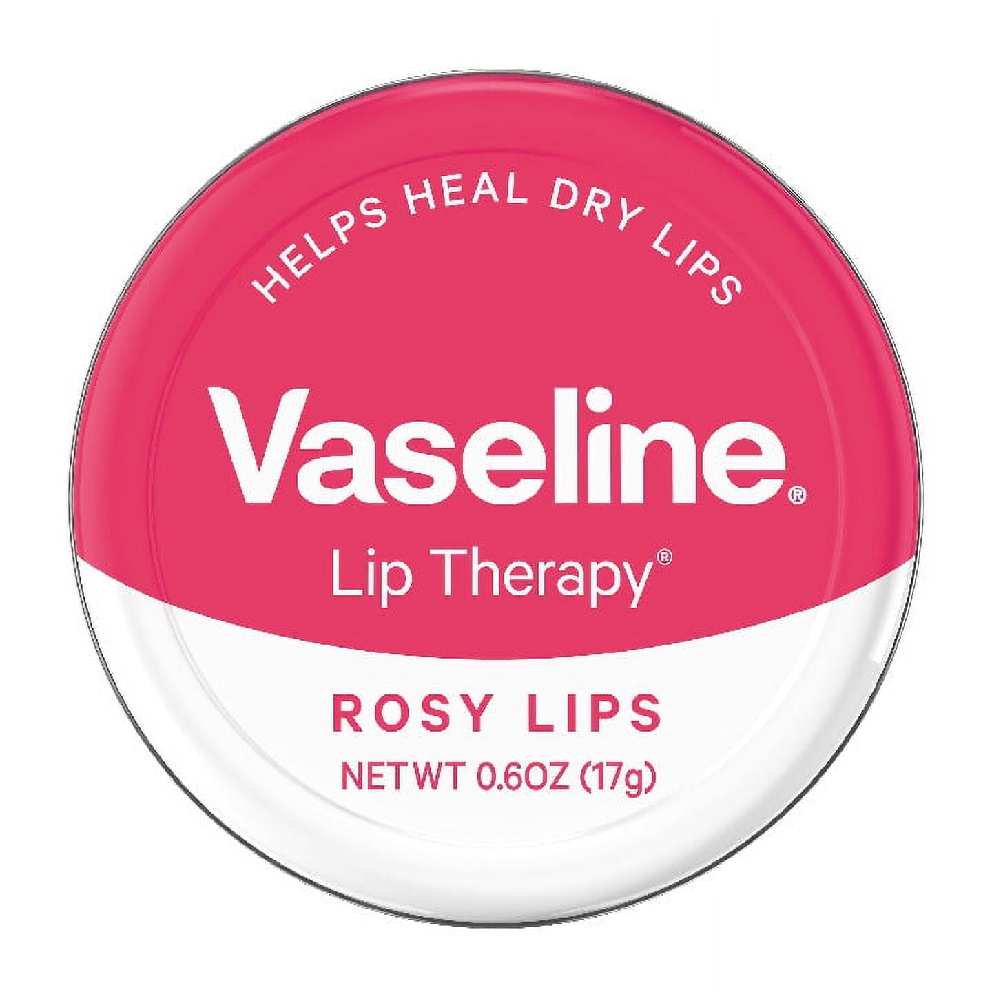 Vaseline Lip Therapy Lip Balm Tin Rosy Lips, 0.6 oz - Walmart.com