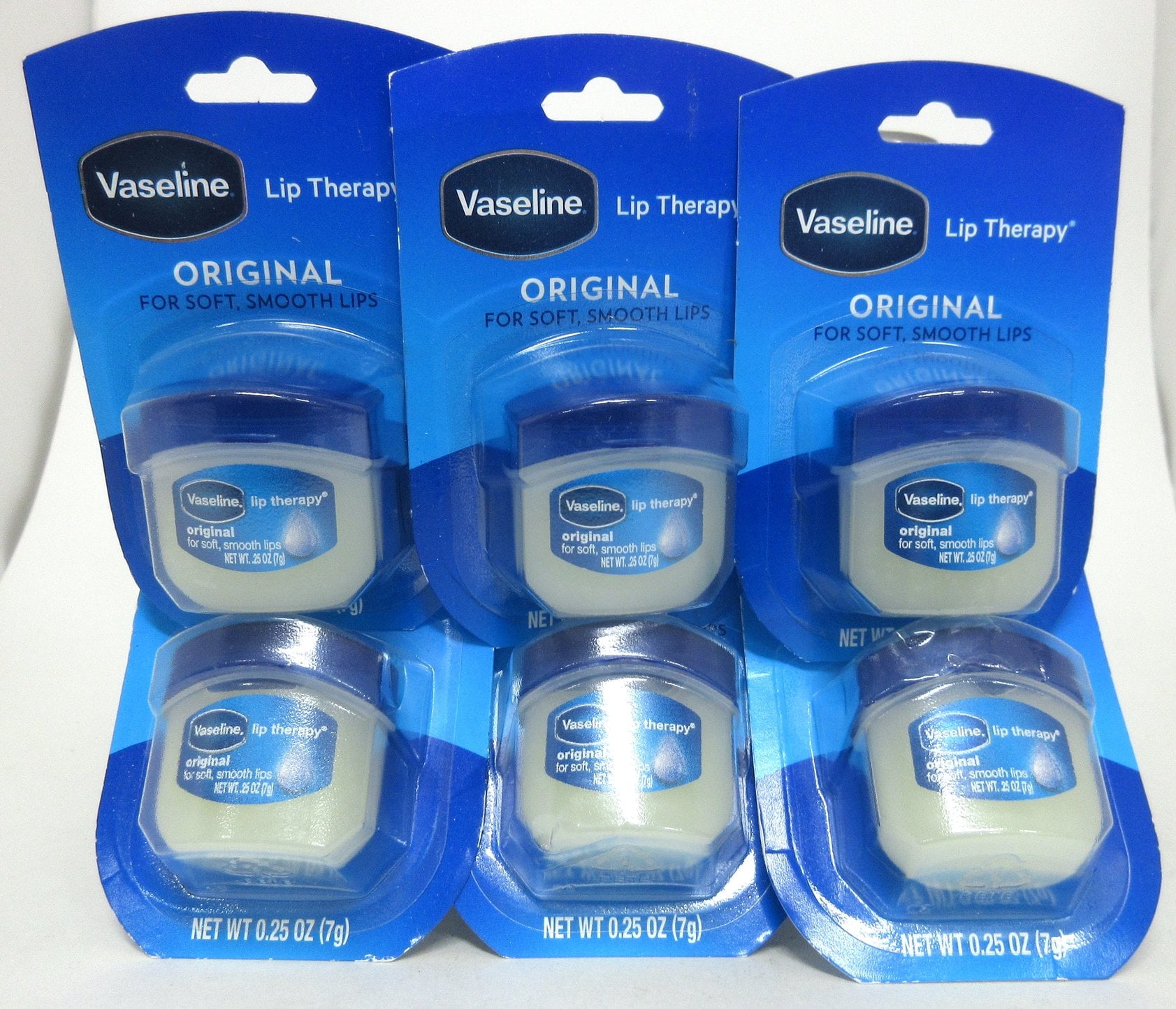 Vaseline Lip Therapy Original, Long Lasting Moisturization, Protection ...