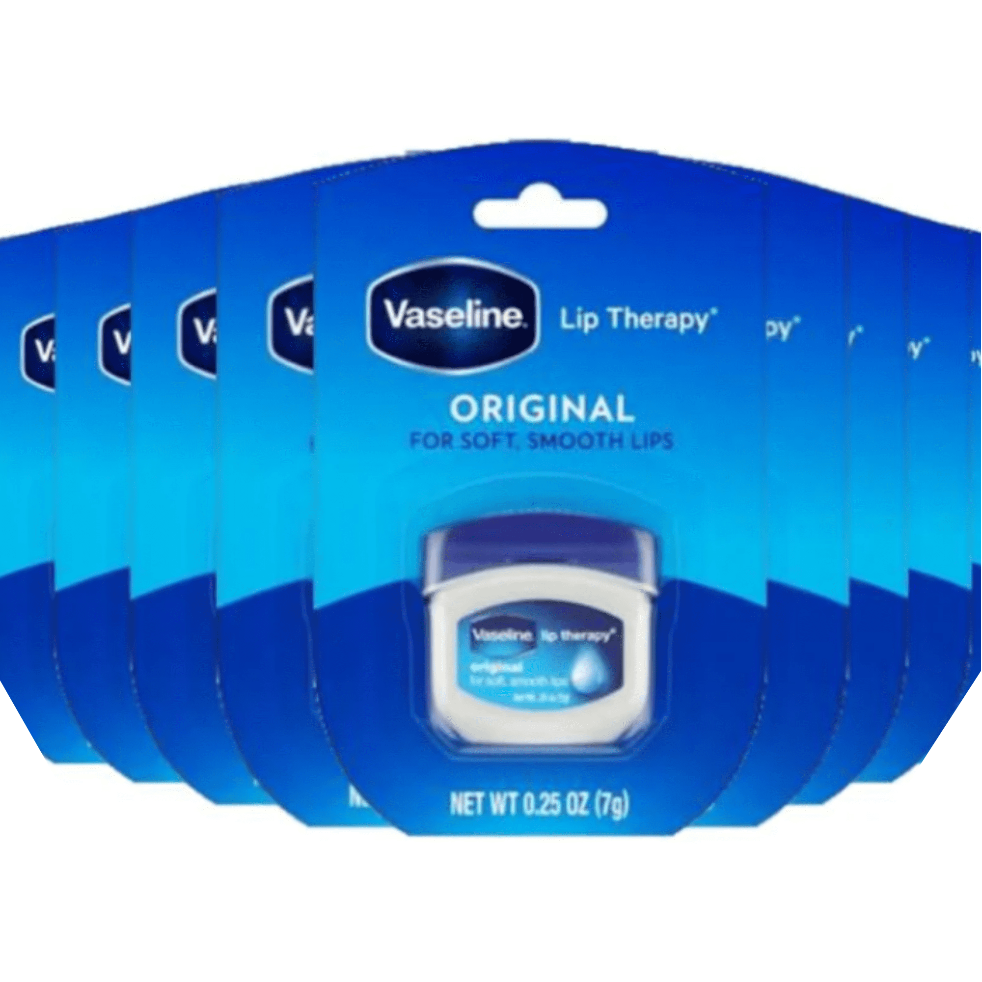 Vaseline Lip Therapy Original For Soft Smooth Lips On The Go Anywhere ...
