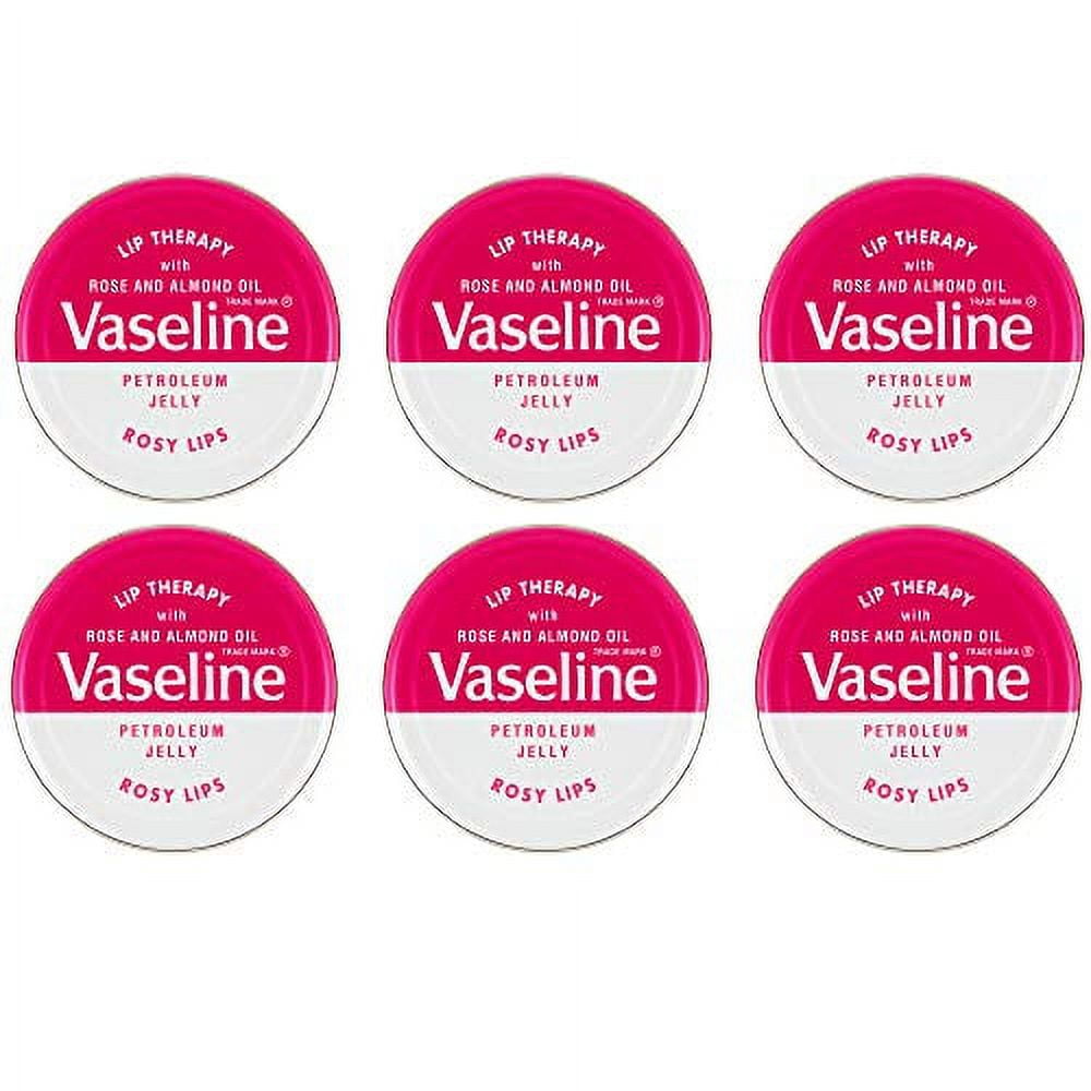 Vaseline Lip Therapy Rosy .. Lips Tin 20g (Pack .. of 6) - Walmart.com