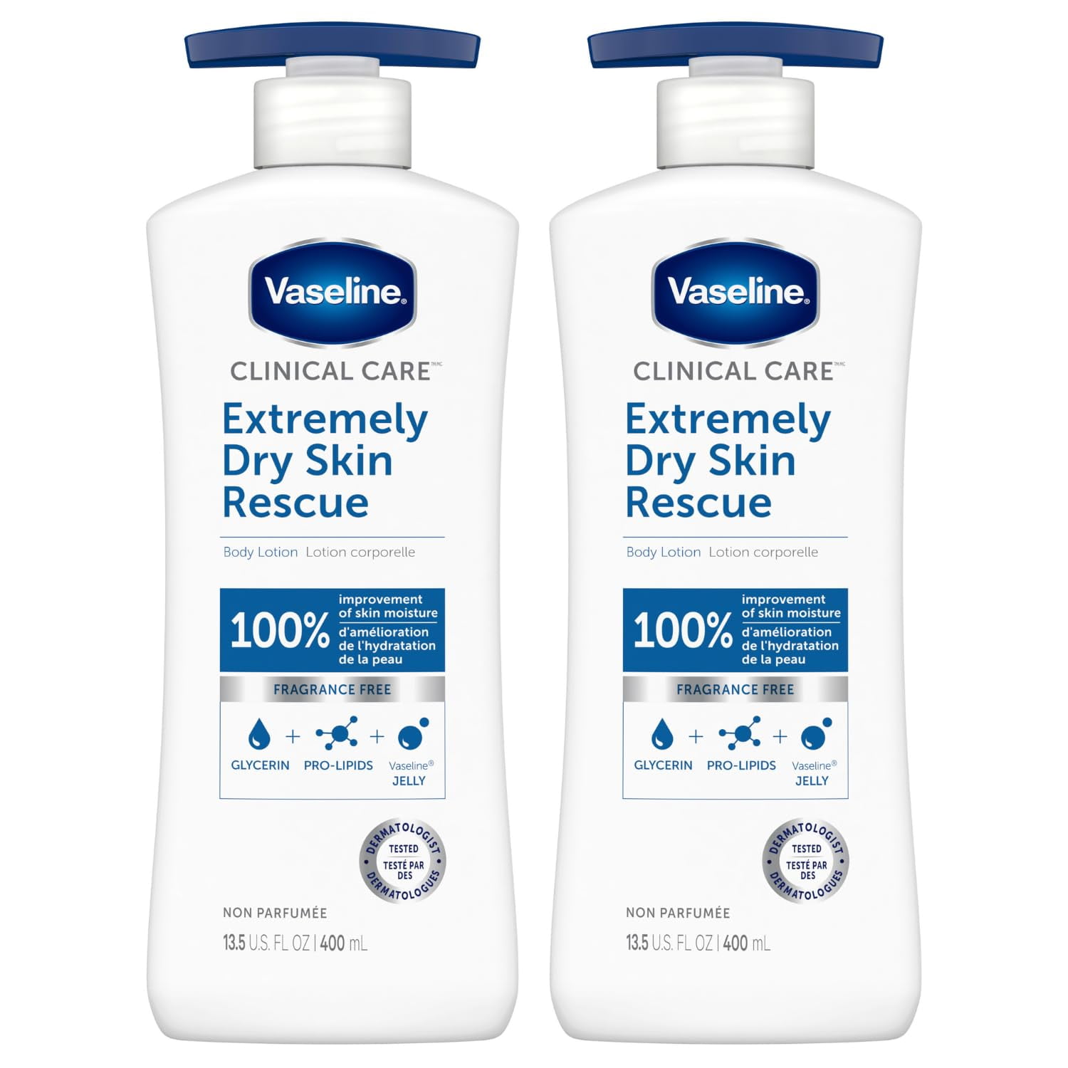 Vaseline Lotion for HHA1 Skin - Clinical Care, Extremely Skin Rescue ...