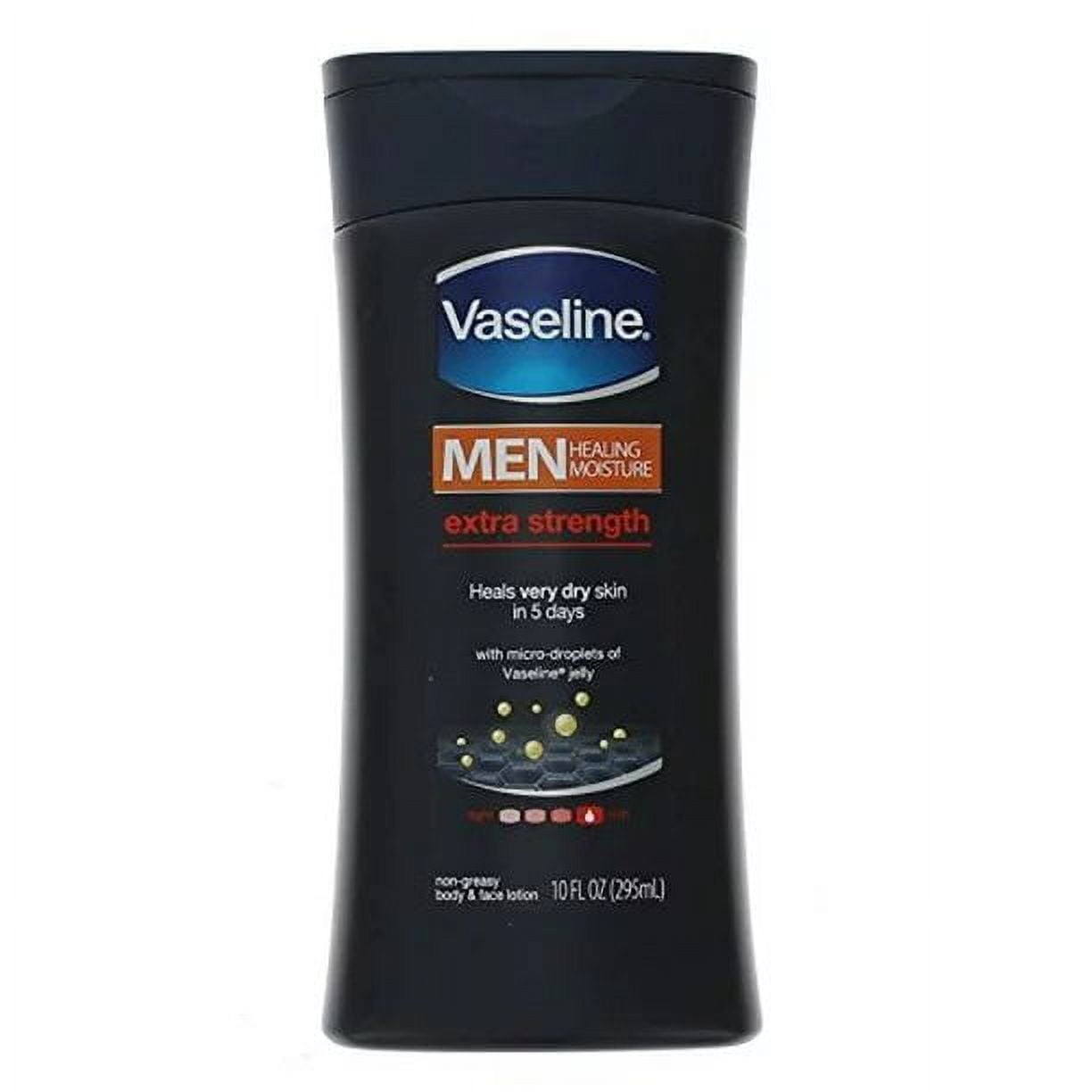 Vaseline Men Men Body & Face Extra Strength Lotion 10 oz (Pack of 6 ...