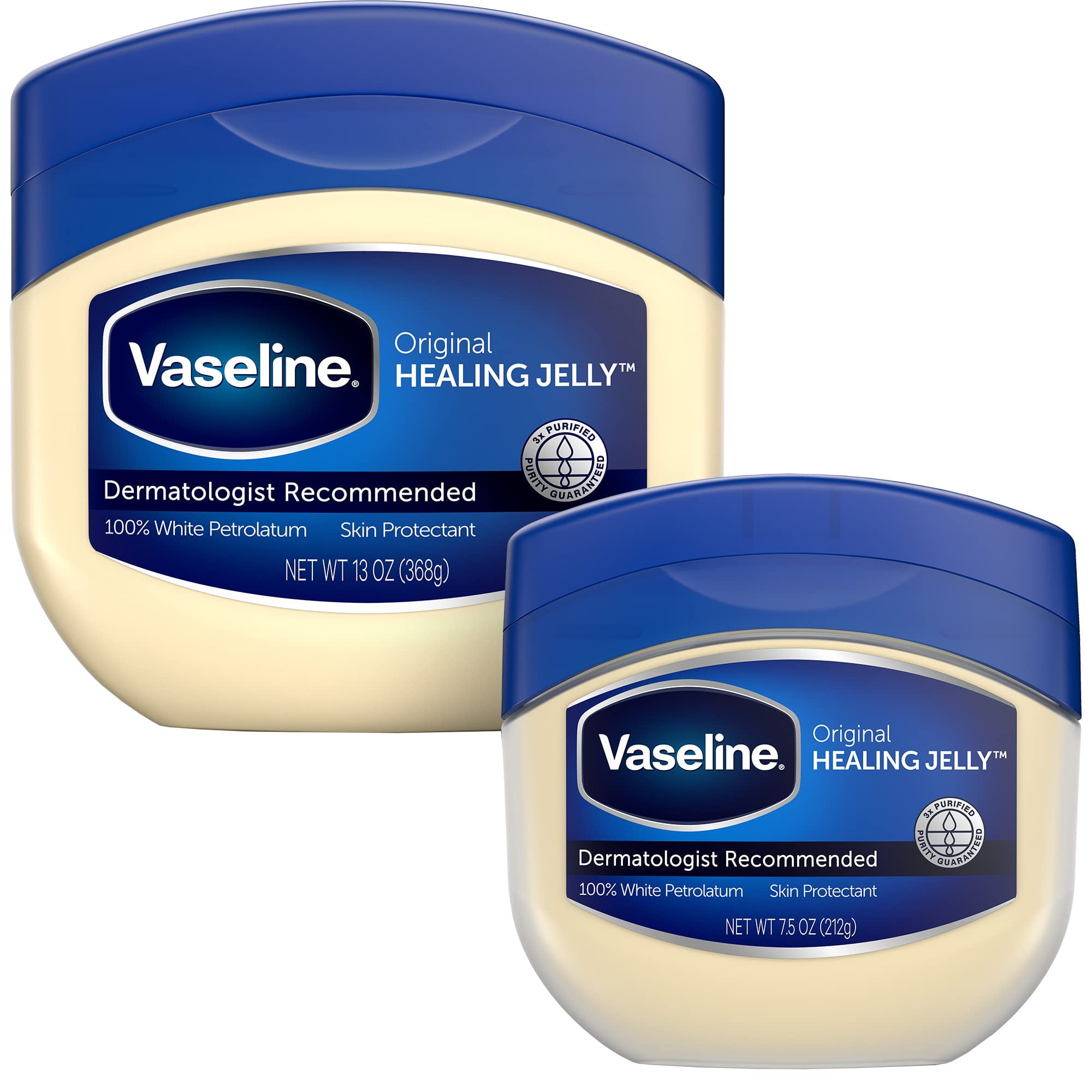 Vaseline Original Healing Jelly, VTF5 2-Size Variety Bundle - #1 ...