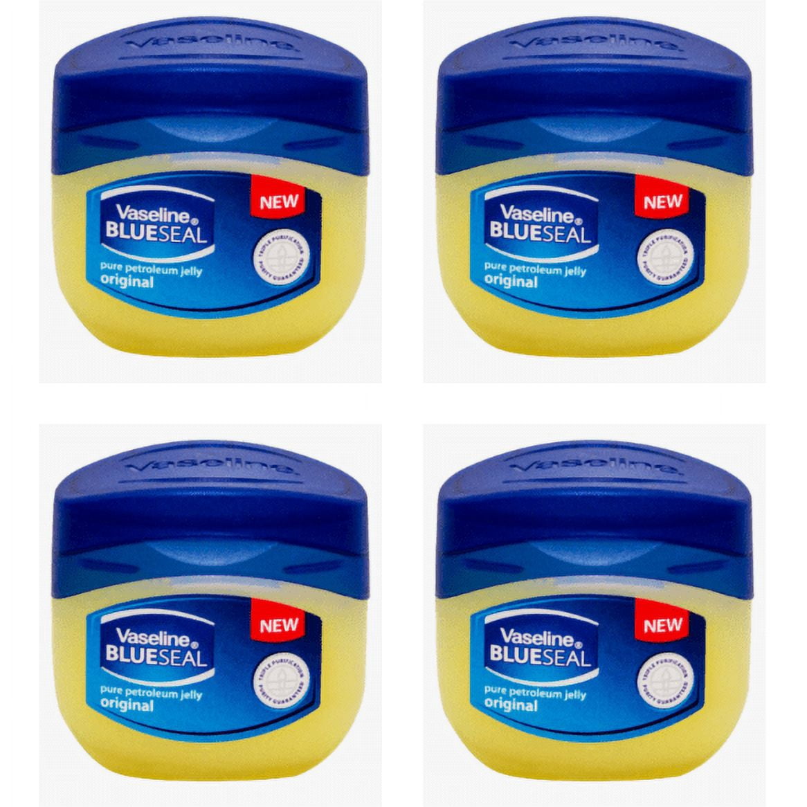 Vaseline Pure Petroleum Jelly Original 250ml - Pack of 4 - Walmart.com