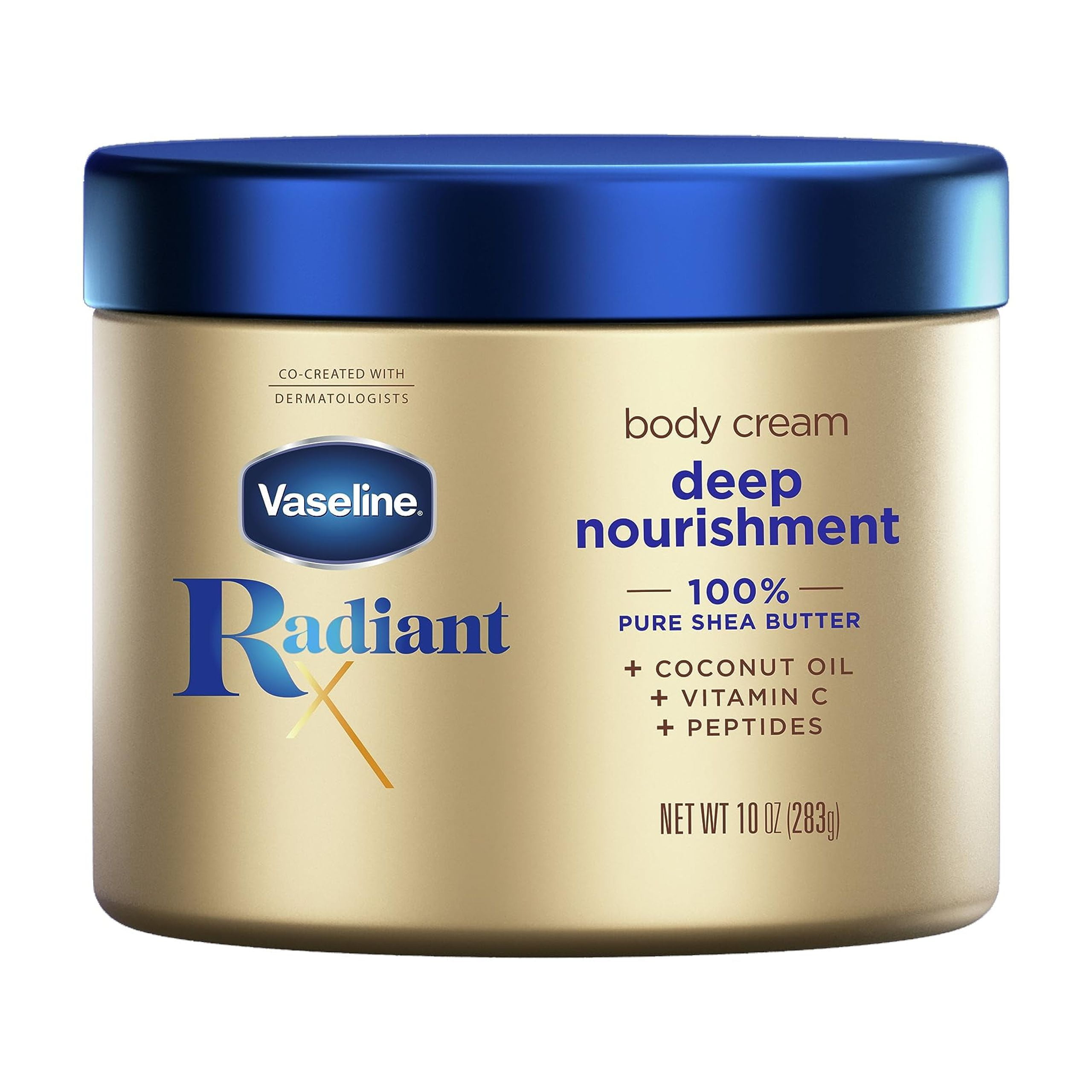 Vaseline Radiant X Deep Nourishment Body Cream 100% Pure Shea Butter ...