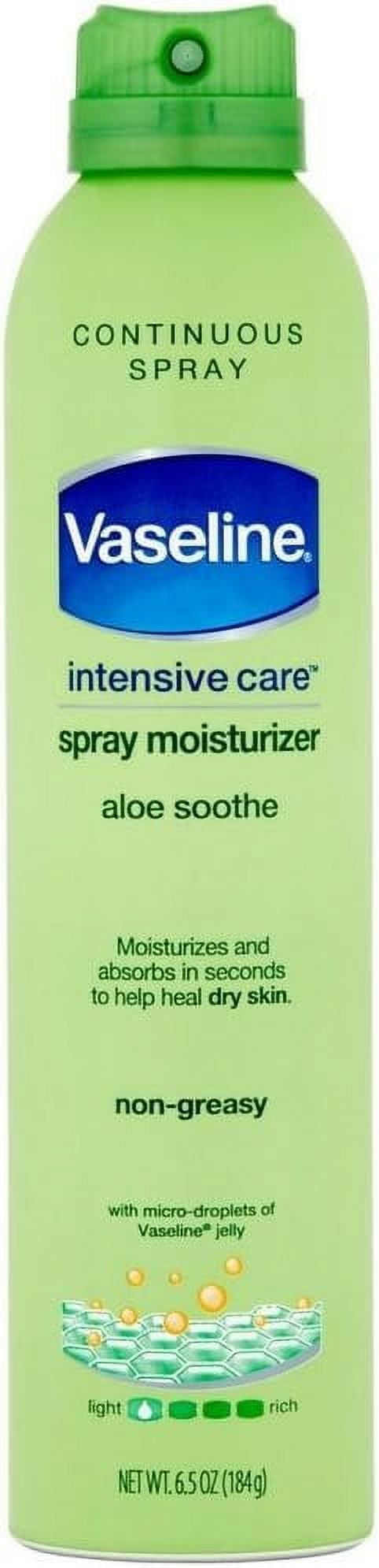 Vaseline Spray & Go Moisturizer, Aloe Fresh, 6.5 oz Pack of 6 - Walmart.com