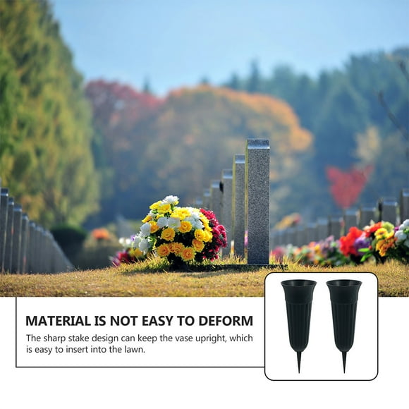 Granite Vases Cemetery