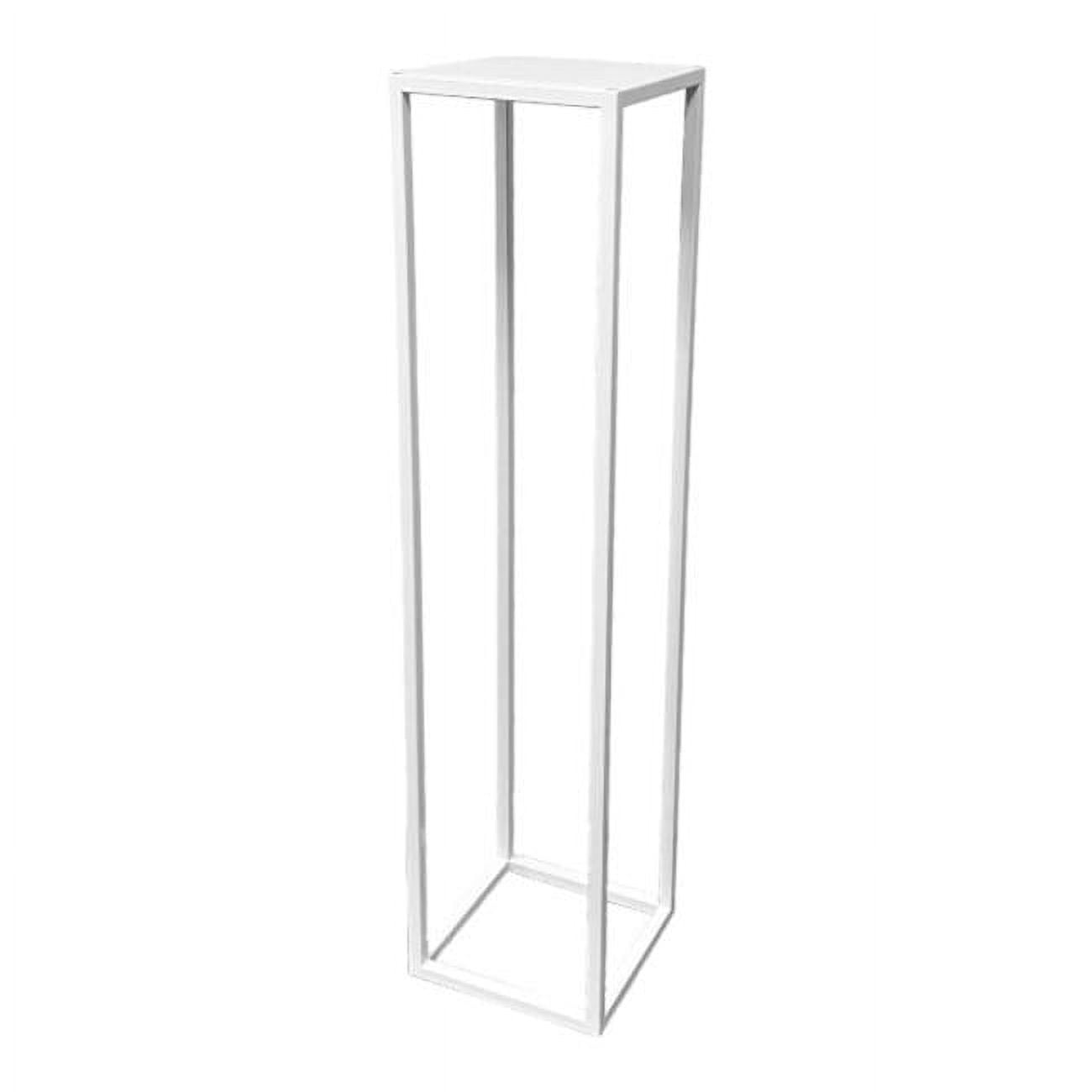 Vasesource MORROW39-WHS Glossy White Metal Stand - Walmart.com