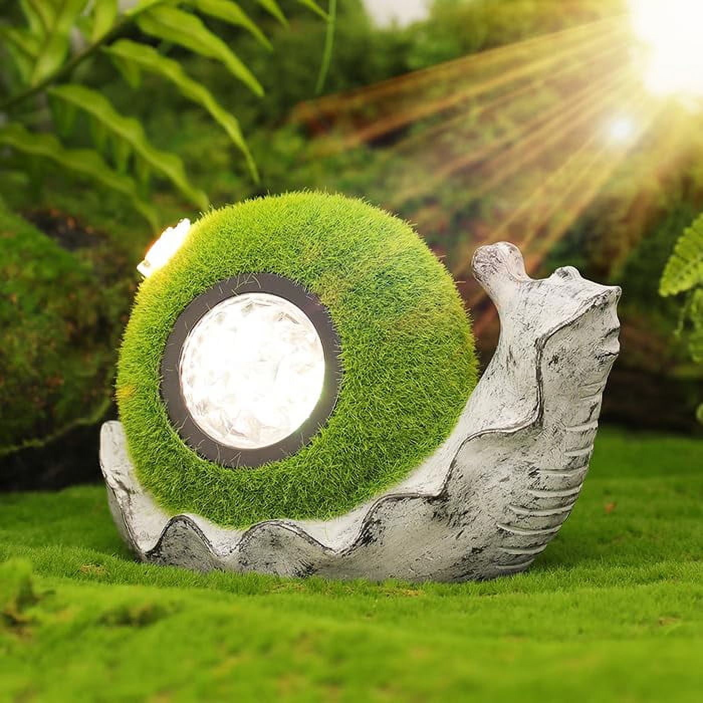 Vasesun Mother Day Solar Snail Garden Statue Lights Outdoor Decor with ...