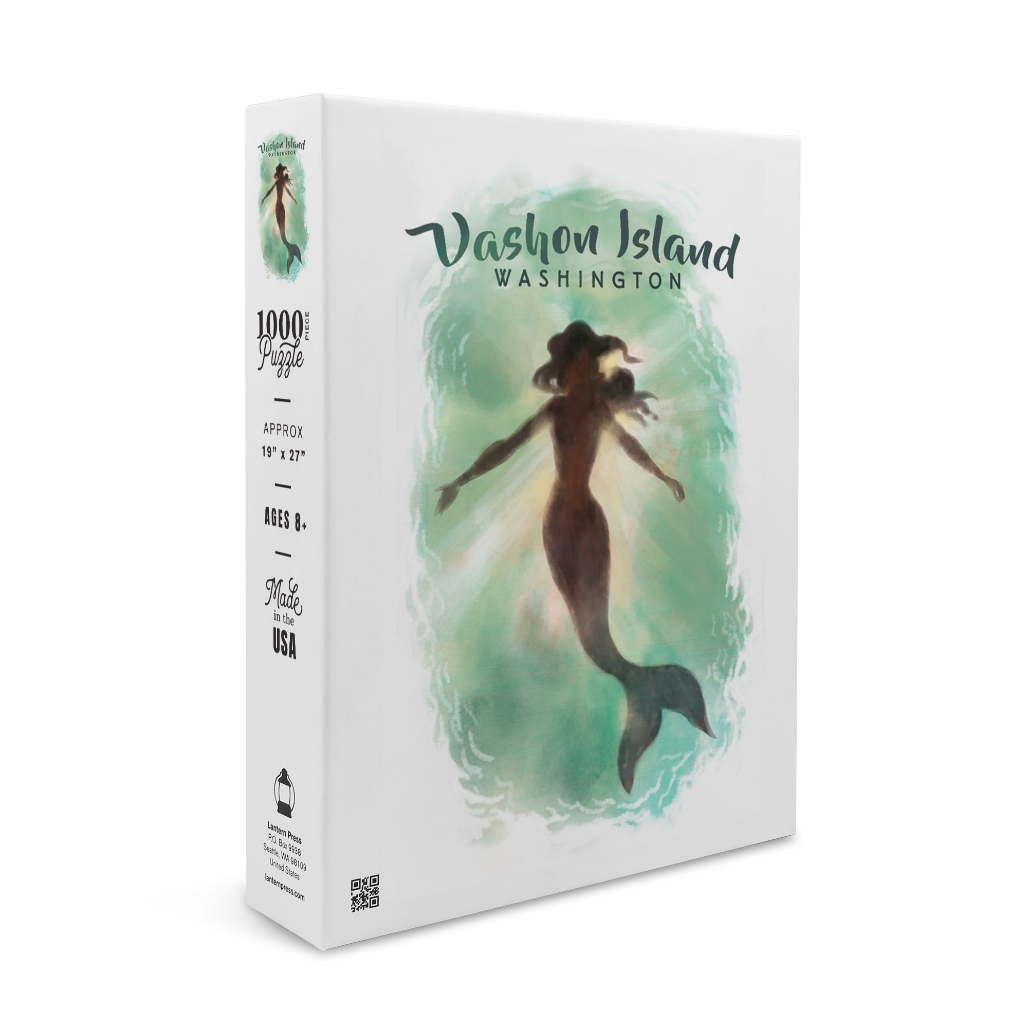 Vashon Island, Washington, Mermaid Underwater (1000 Piece Puzzle, Size ...