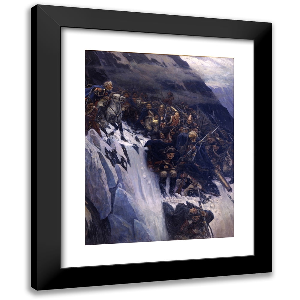 Vasily Surikov 12x14 Black Modern Framed Museum Art Print Titled ...