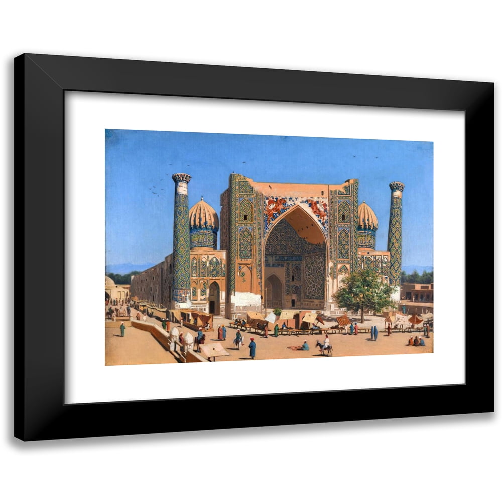 Vasily Vereshchagin 18x14 Black Modern Framed Museum Art Print Titled ...