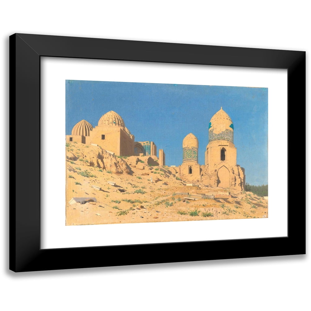 Vasily Vereshchagin 18x14 Black Modern Framed Museum Art Print Titled ...