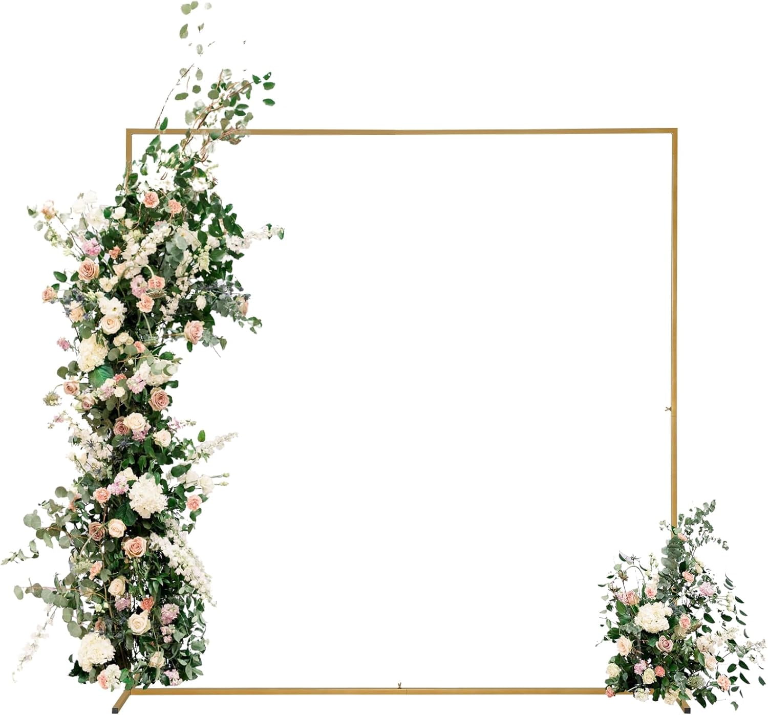 Vasitelan 6.6FT Wedding Arches for Ceremony, Square Metal Balloon Arch ...