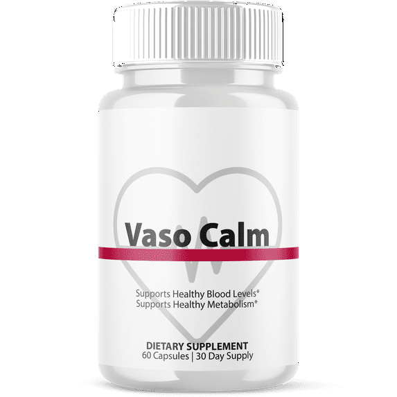 Vaso Calm Blood Support Pills Advanced Formula Vitamin Supplement ...
