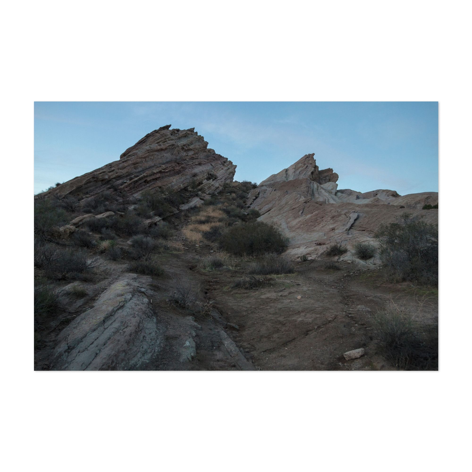 Vasquez Rocks By Twilight - Agua Dulce California Photography Desert ...
