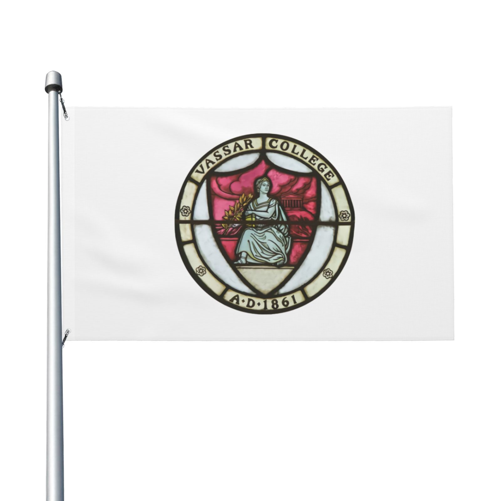 Vassar College Vassar University Logo Double Sided Flag 3x5 Feet ...