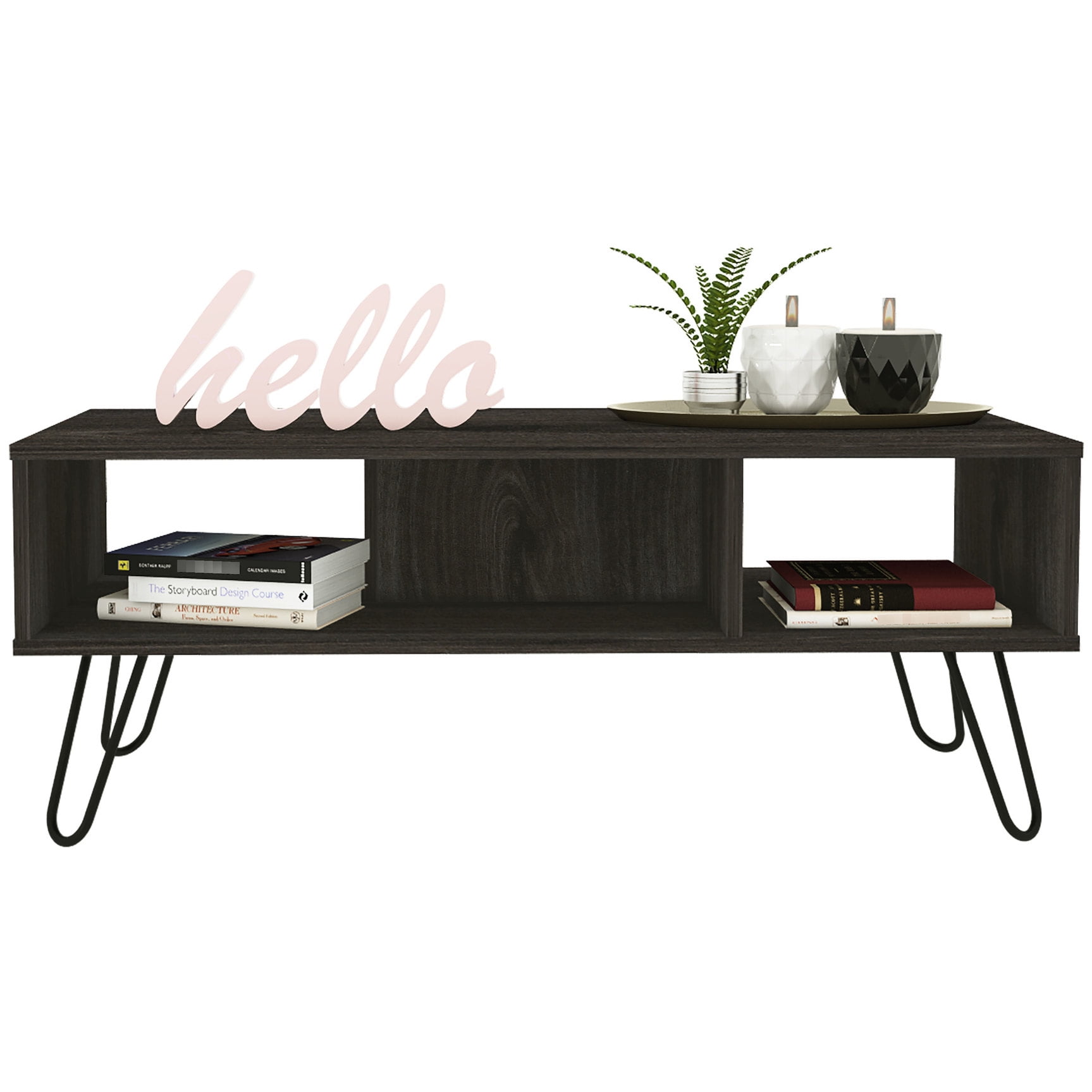 Vassel coffee table with two espresso shelves / For afternoon tea ...