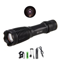 Rechargeable Red Green White Led Flashlight Tactical Torch Lamp with ...