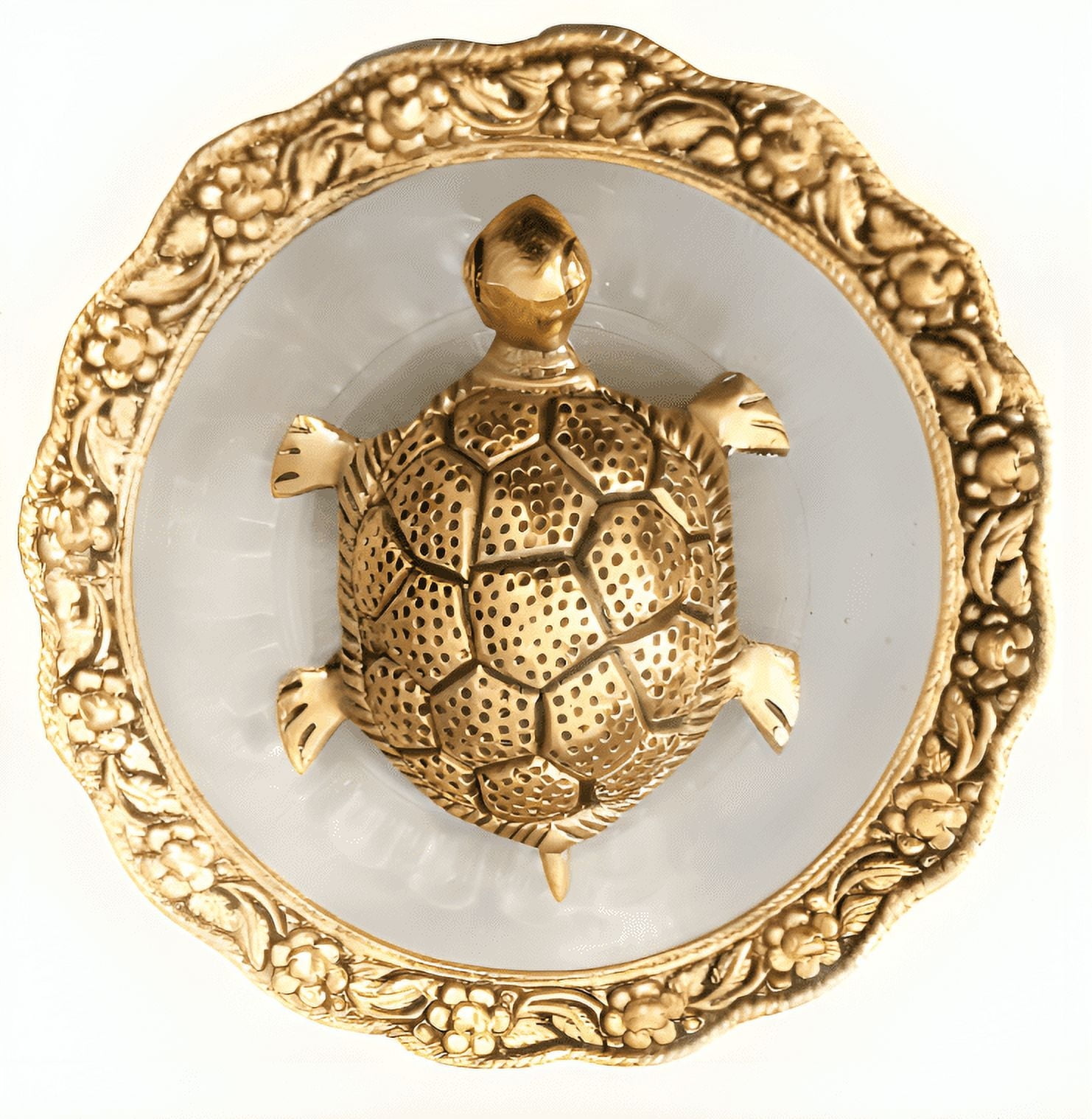 Vastu Feng Shui Tortoise with glass plate | Kachua/Turtle for Goodluck ...