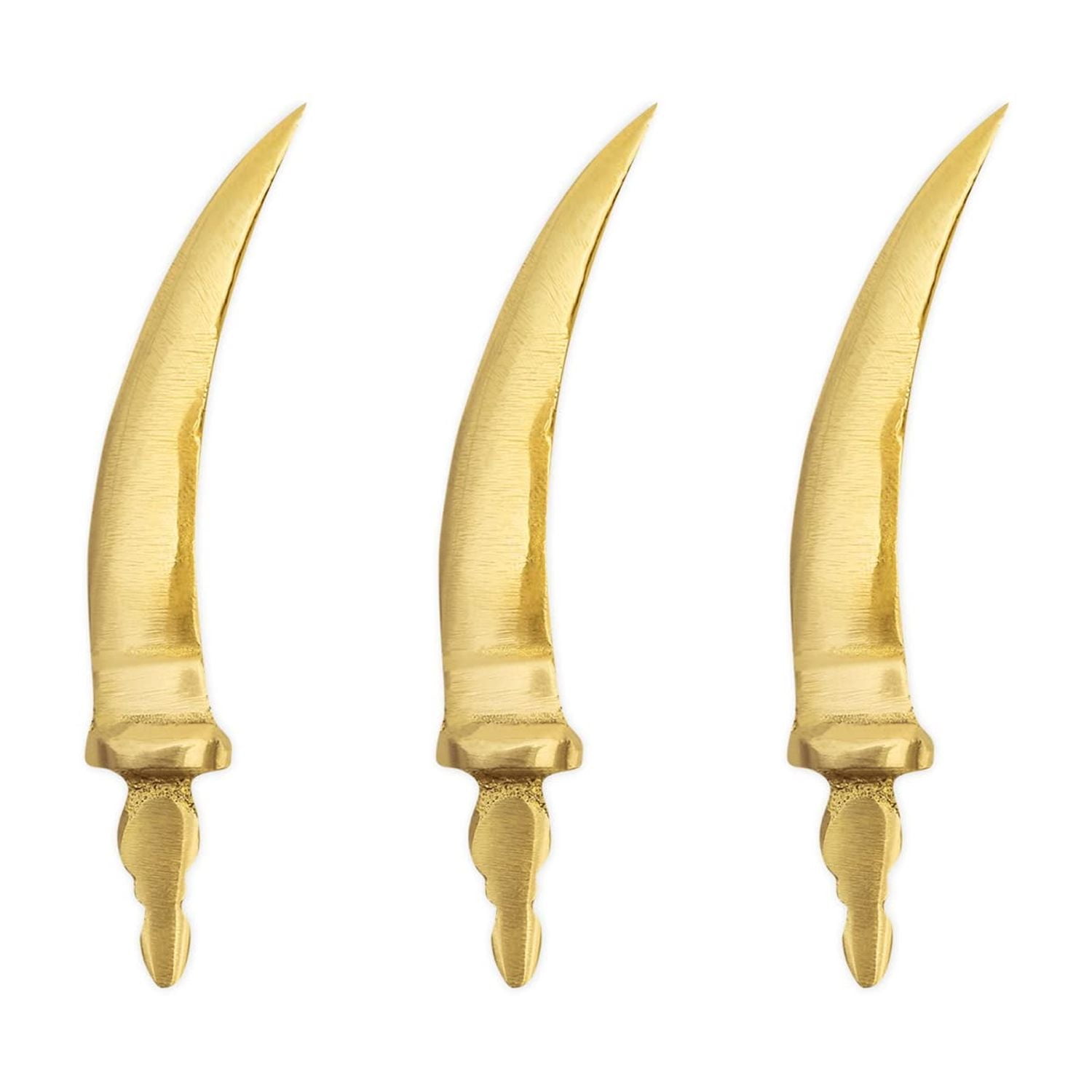 Vastu Vardan Pure Brass Talwar Showpiece for Vastu Pooja Item Golden ...