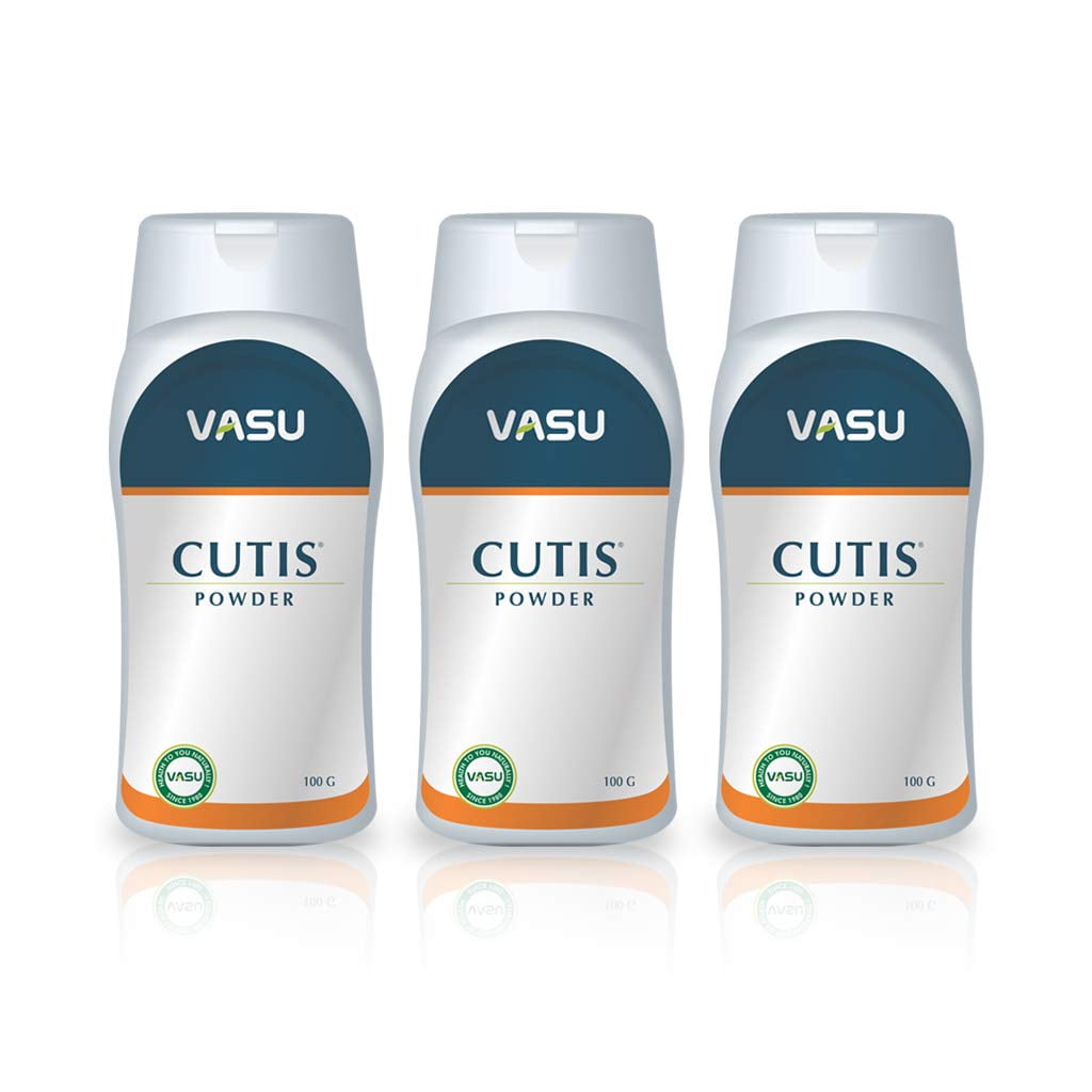 Vasu Healthcare Cutis Dusting Powder, 100Gm (Pack Of 3) - Walmart.com