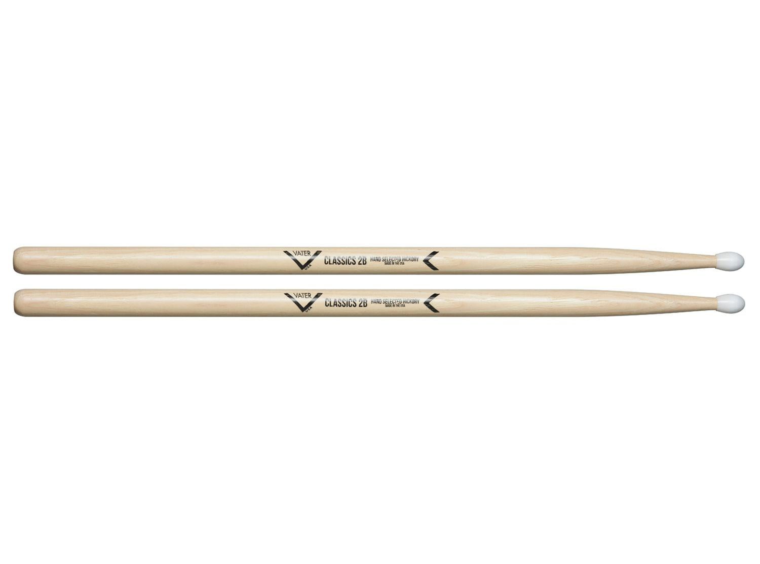 Vater Classics Series Drum Sticks 2B Nylon - Walmart.com