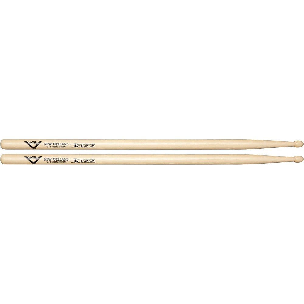 Vater American Hickory New Orleans Jazz Drum Sticks Wood - Walmart.com