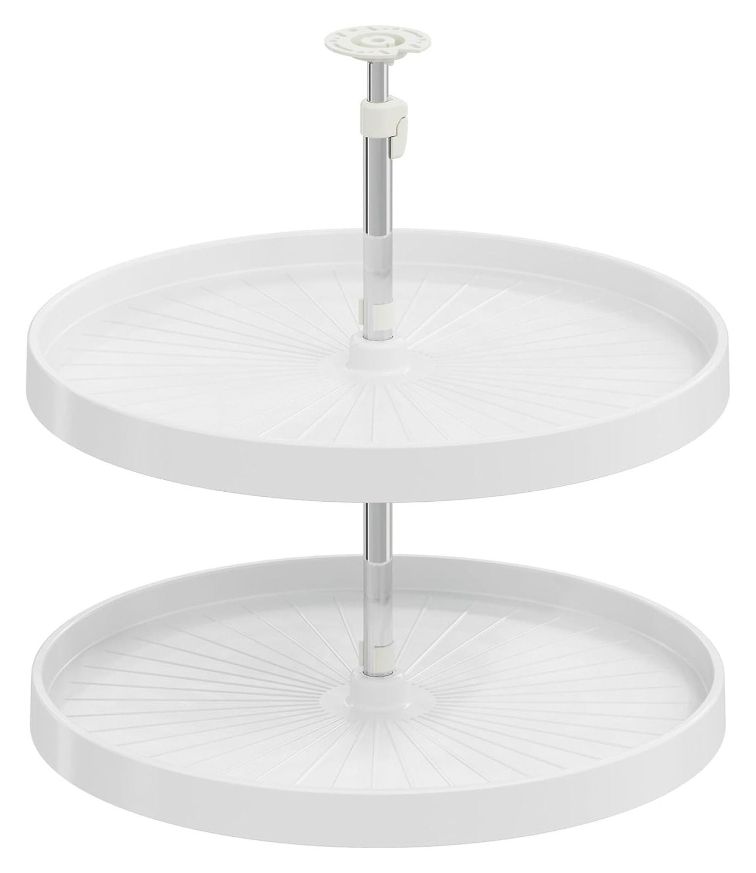 Vath-Sagel Polymer Full-Round Independently Rotating 2-Shelf Lazy Susan ...